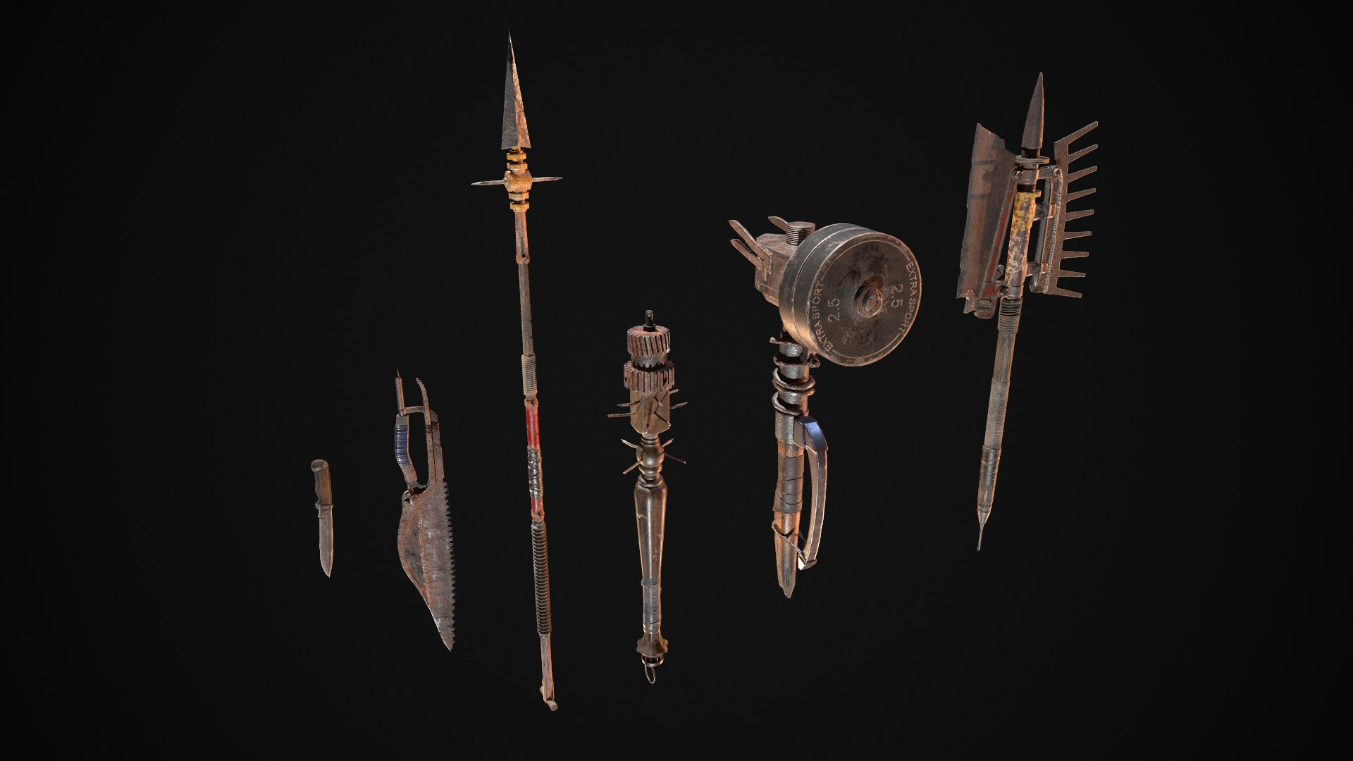 3D Melee Weapon Pack Model - TurboSquid 1411072