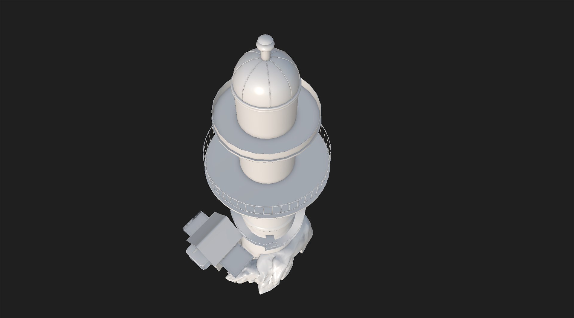 3D Beacon Low-poly 3D Model Model - TurboSquid 2123962