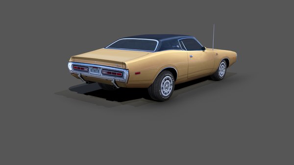 Dodge Charger 1972 3D model - TurboSquid 1725904