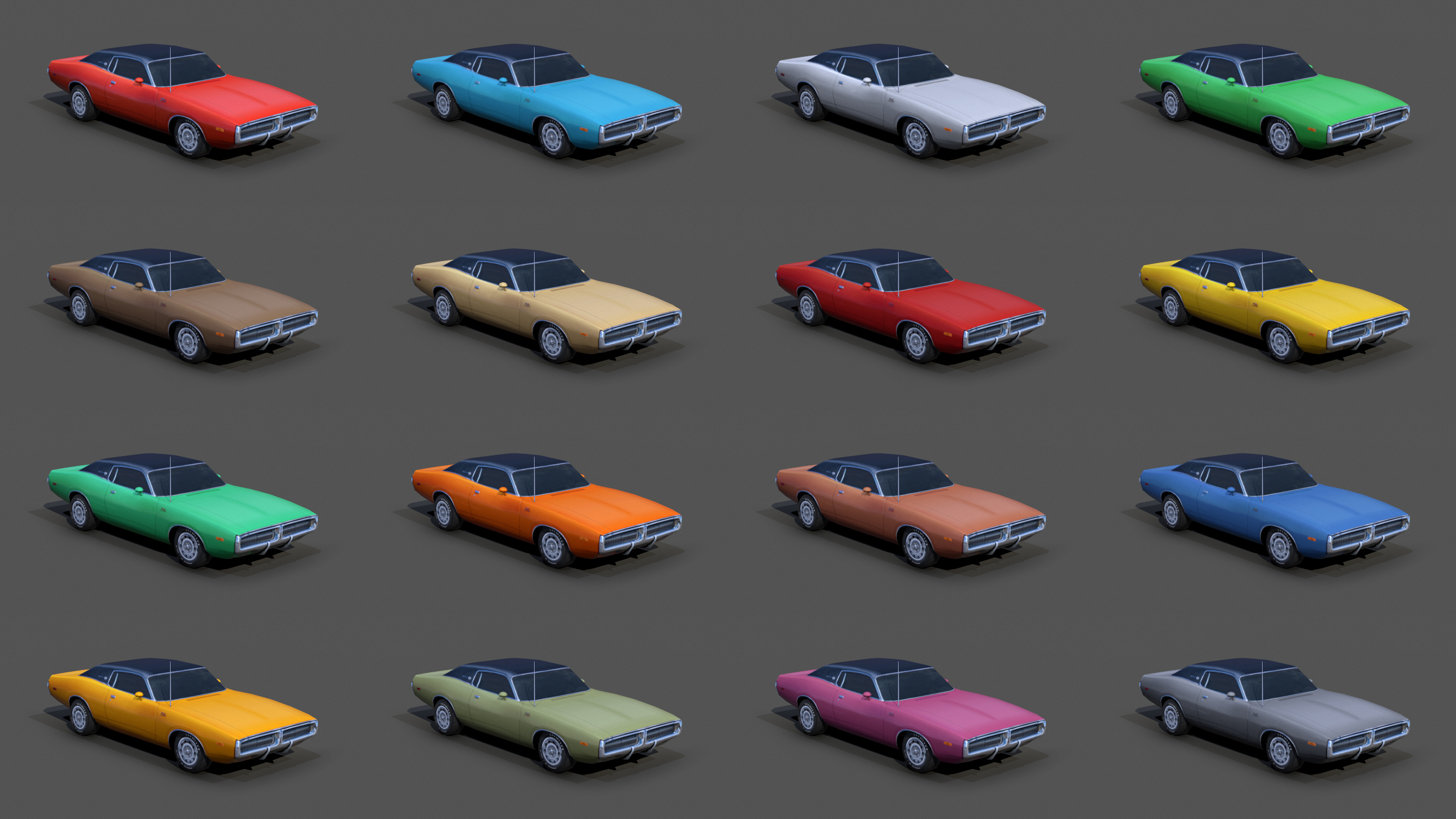 Dodge Charger 1972 3D model - TurboSquid 1725904