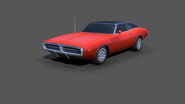 Dodge Charger 1972 3D model - TurboSquid 1725904