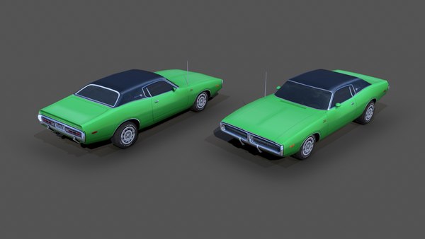 Dodge Charger 1972 3D model - TurboSquid 1725904