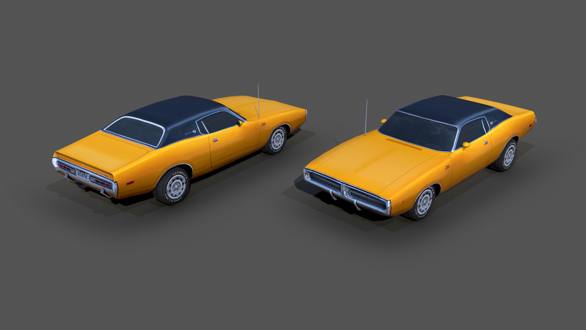 Dodge Charger 1972 3D model - TurboSquid 1725904