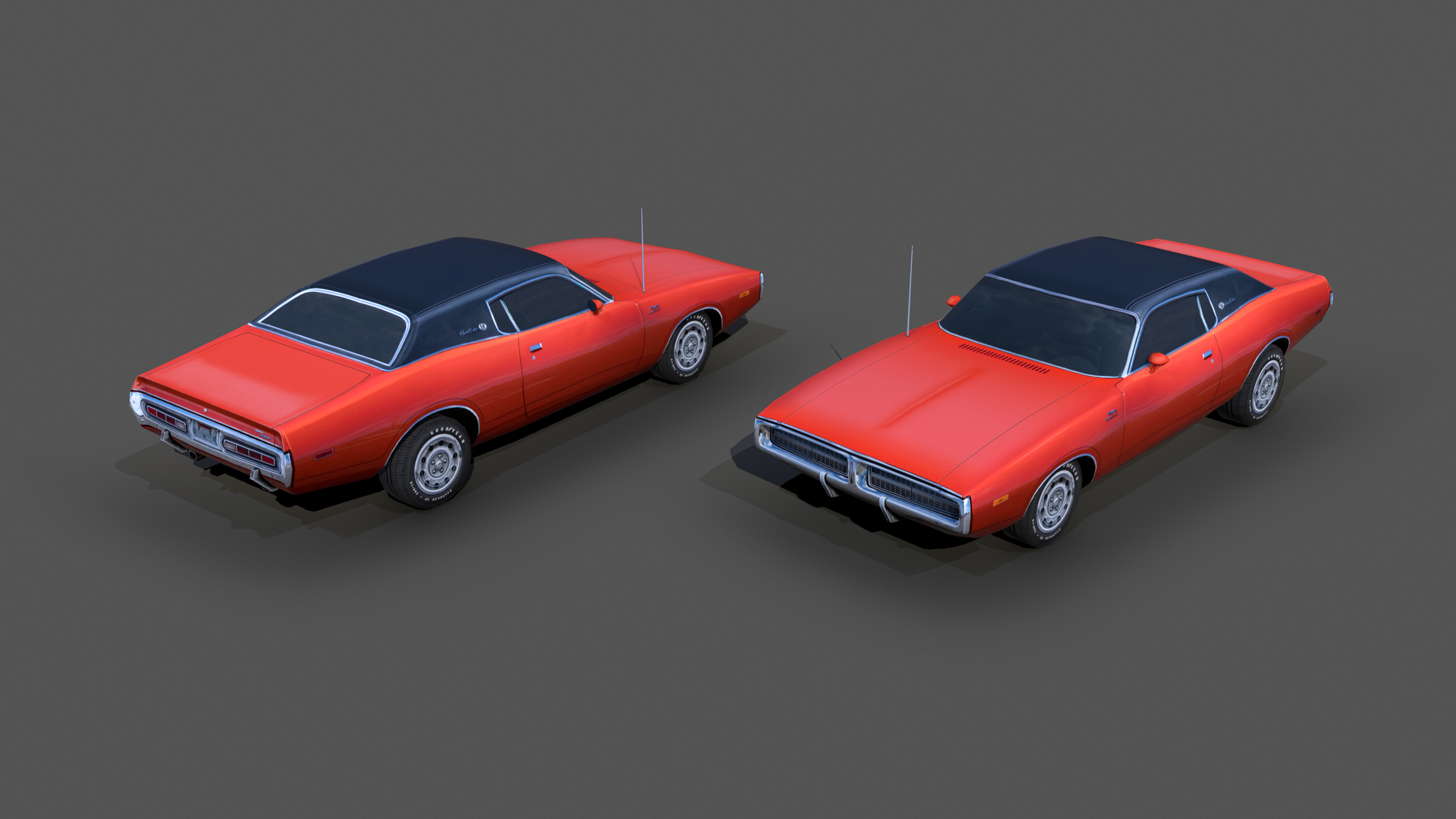 Dodge Charger 1972 3D model - TurboSquid 1725904