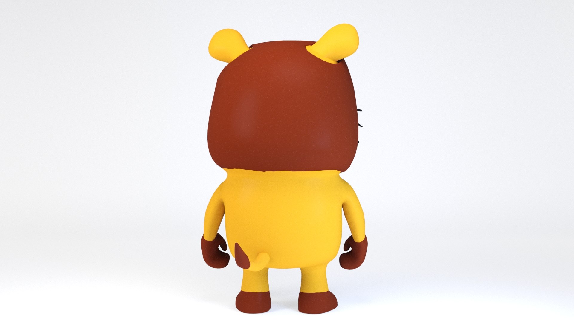 Cartoonish Humanoid Lion Character 3D Model - TurboSquid 2251568