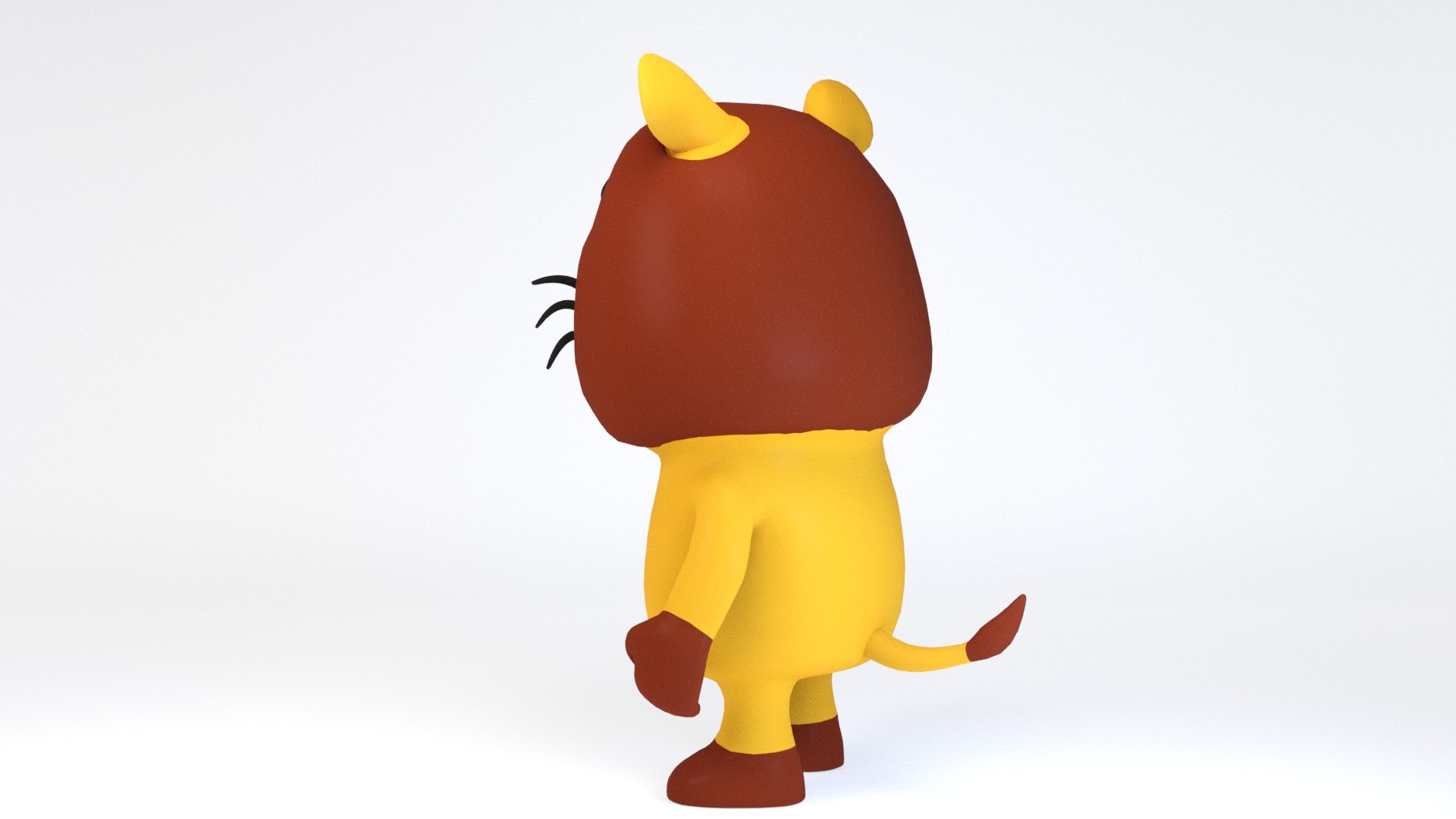Cartoonish Humanoid Lion Character 3D Model - TurboSquid 2251568