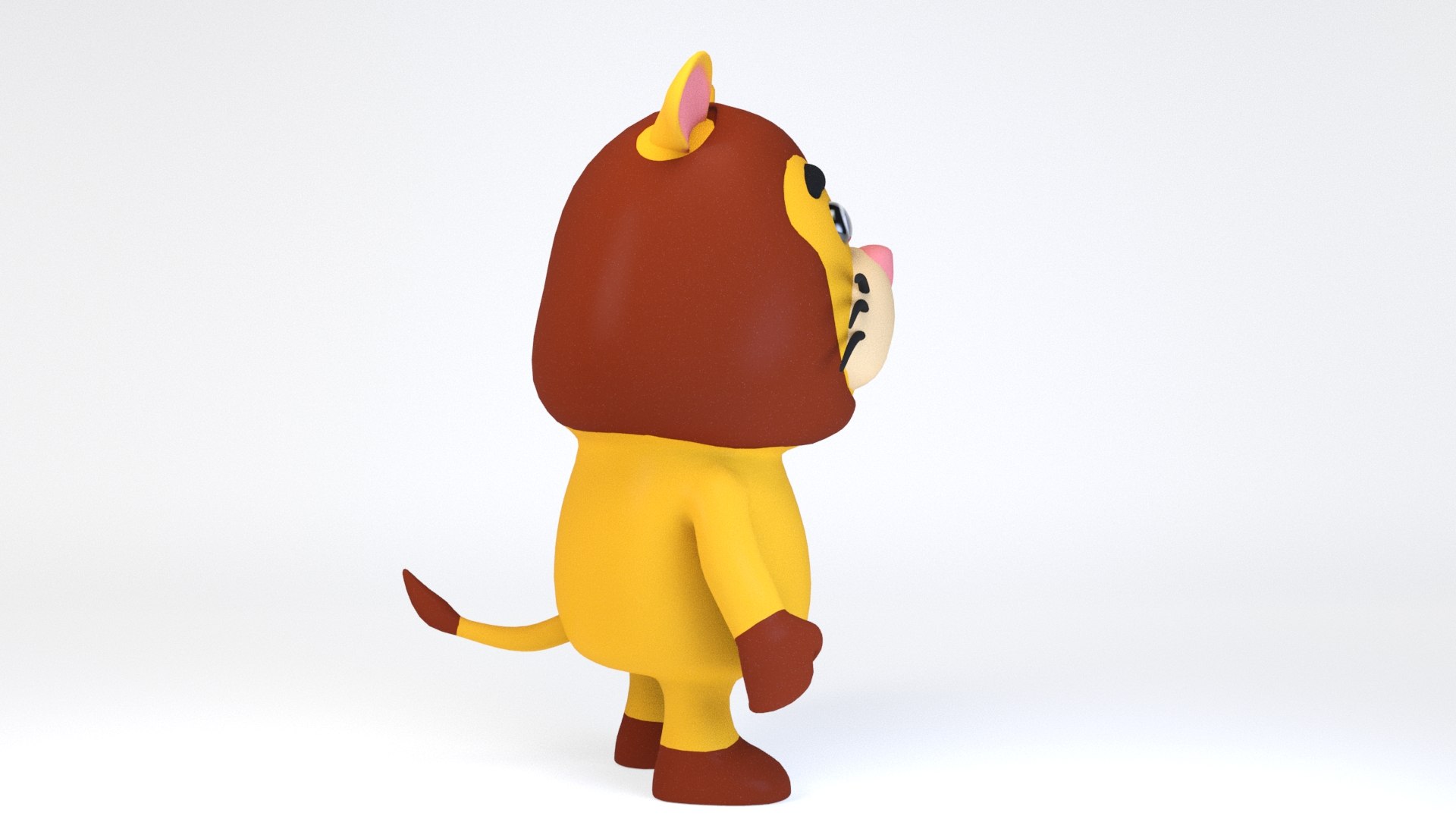 Cartoonish Humanoid Lion Character 3D Model - TurboSquid 2251568