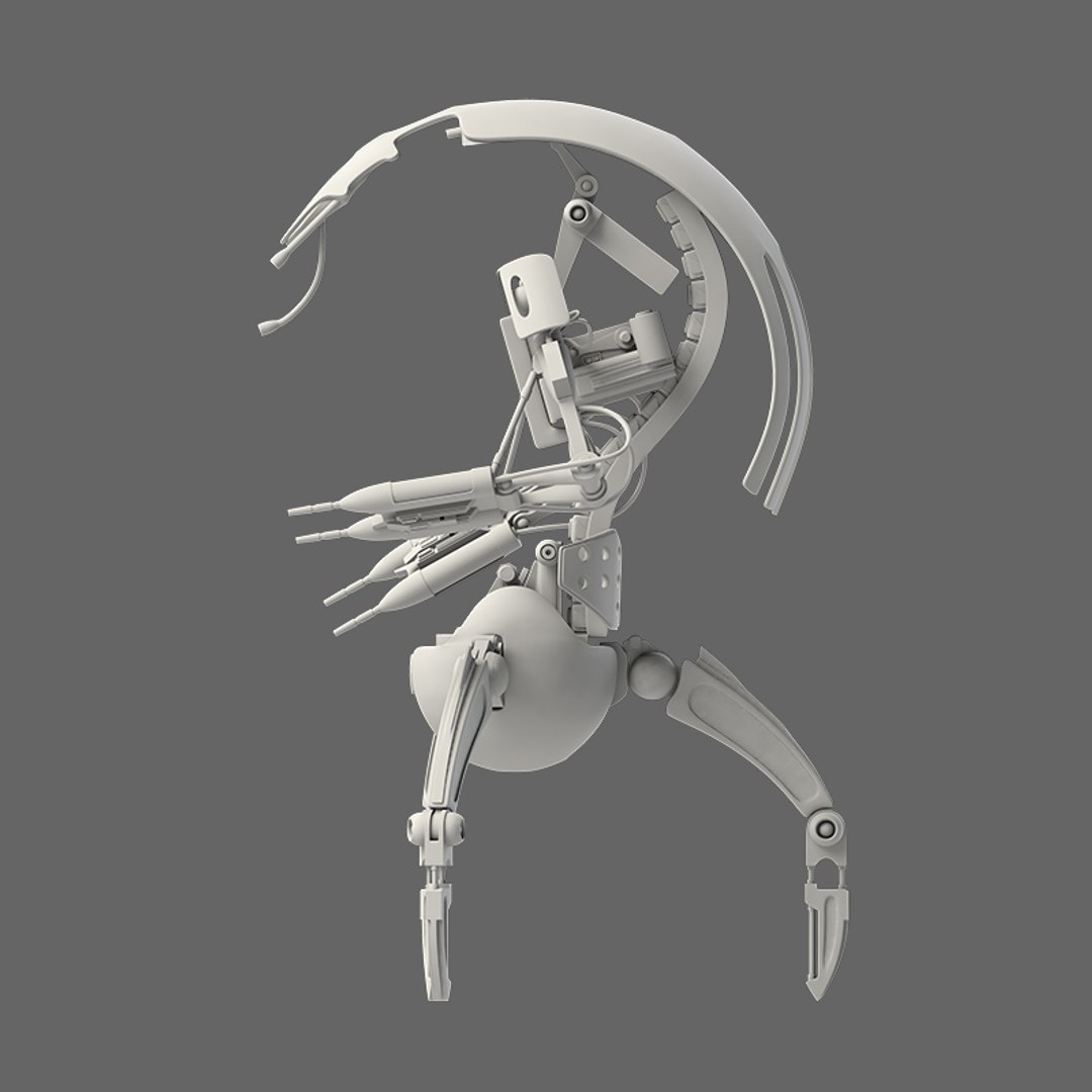 3D Droideka Star Wars Model - TurboSquid 1181564