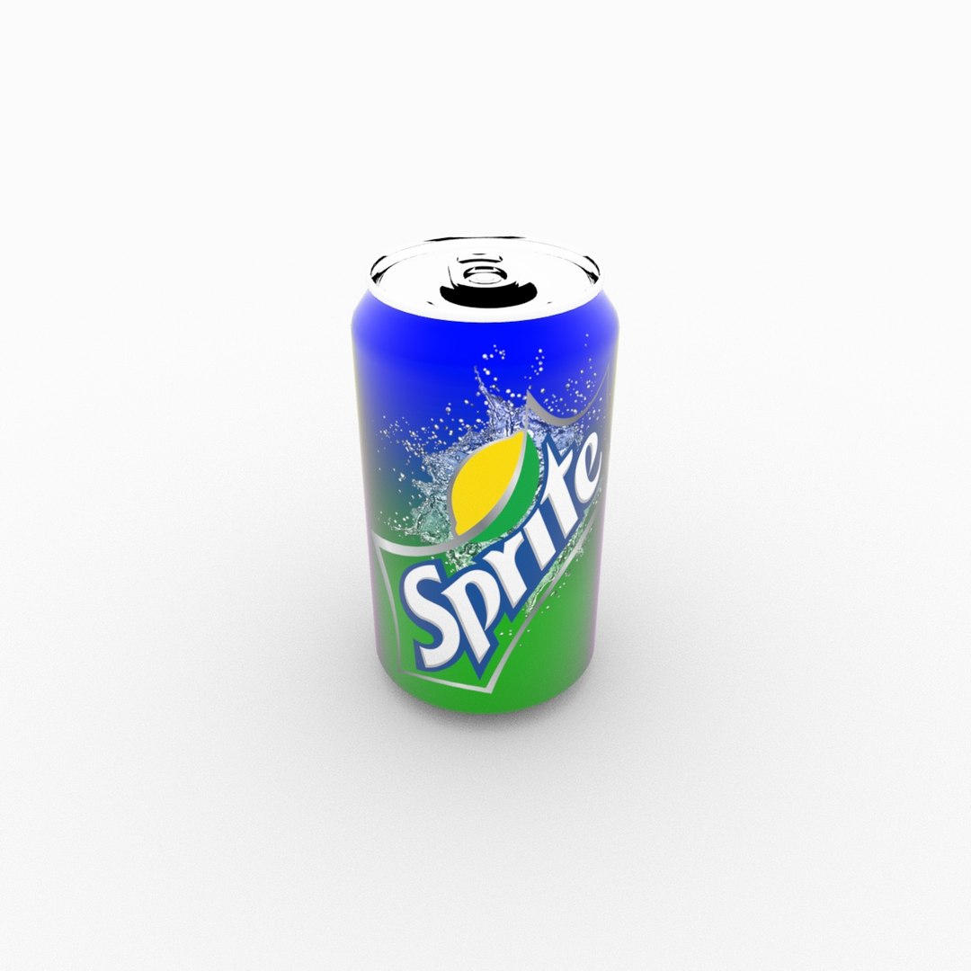 Sprite Can 3D Model - TurboSquid 1998399