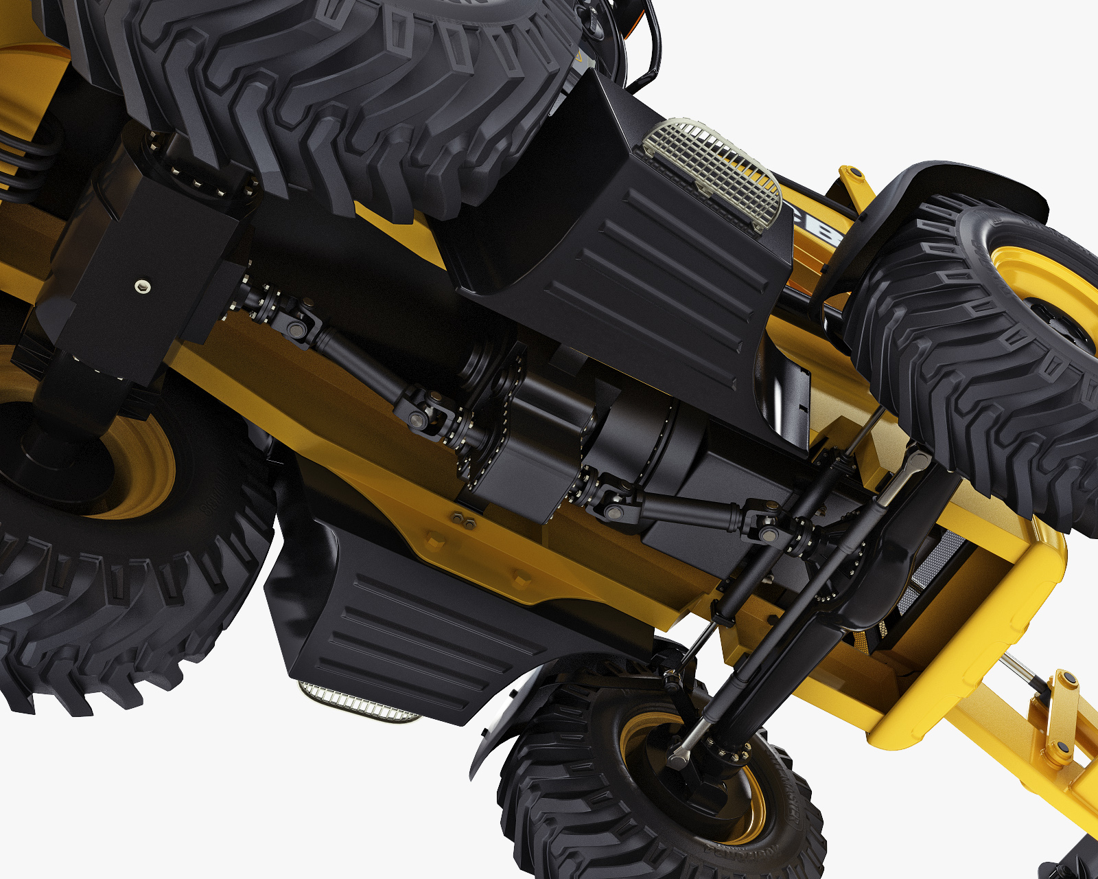 backhoe loader 3cx 3d max
