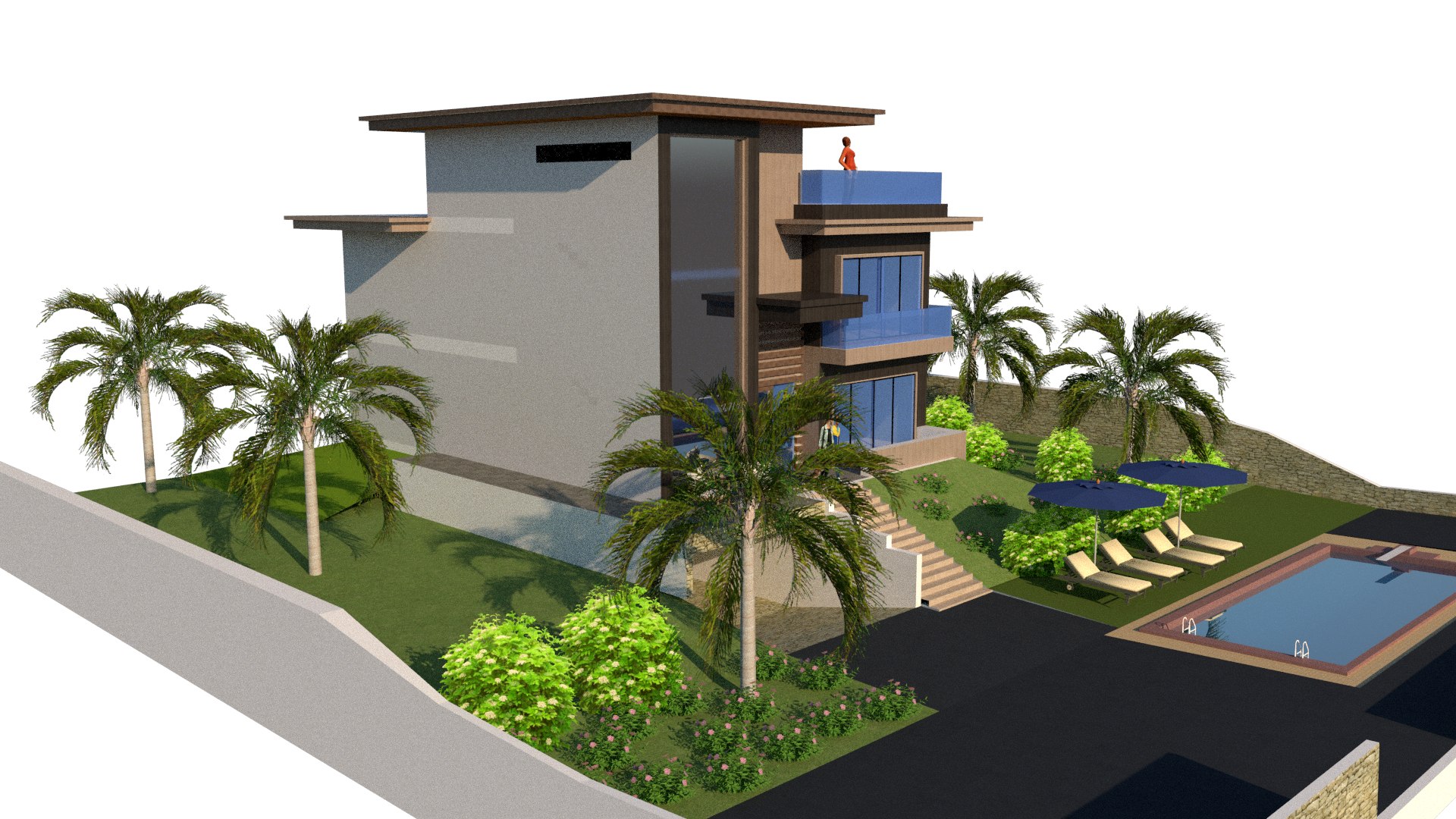 3D Villa Classic Model - TurboSquid 2110759