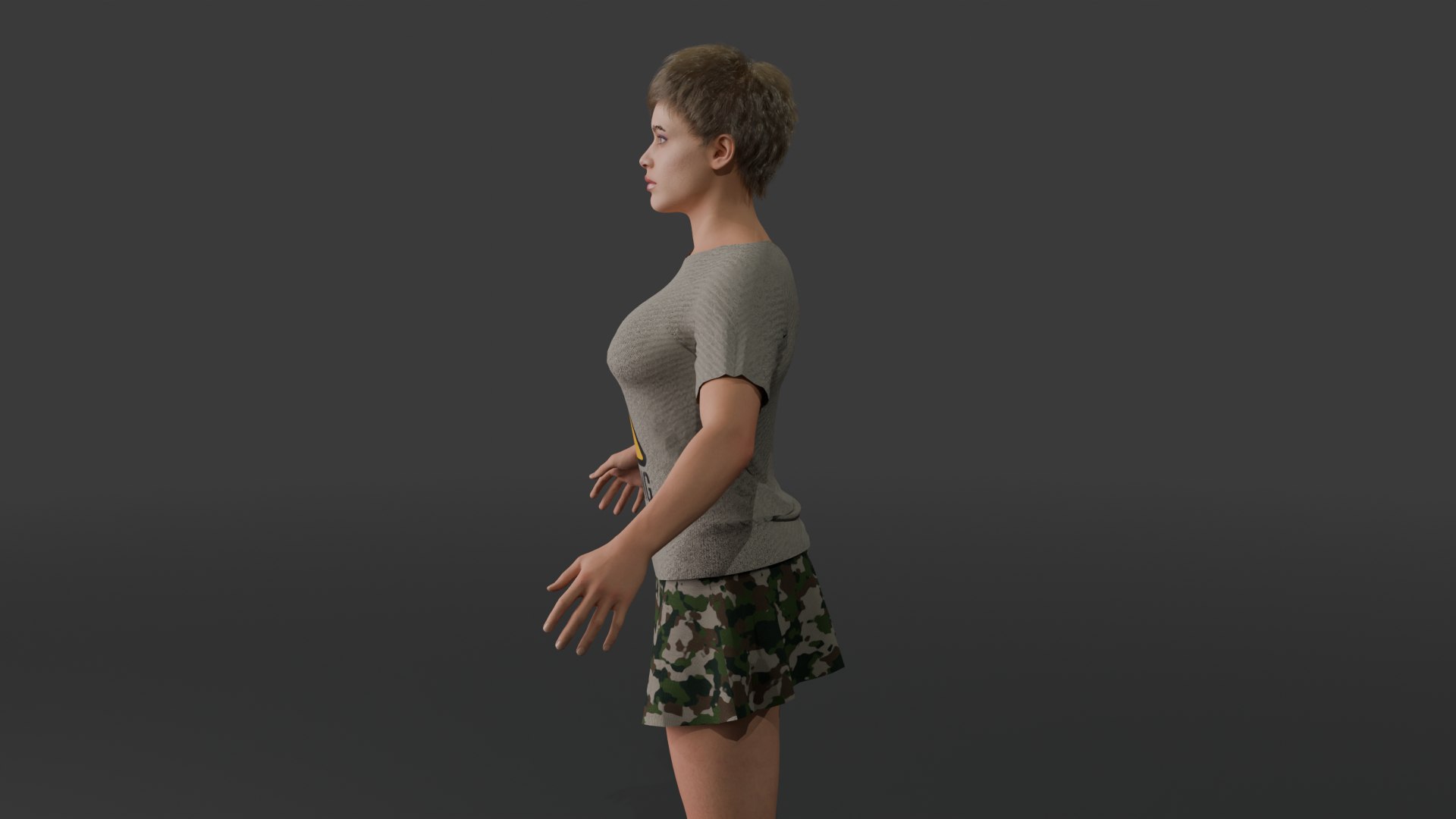 Game Ready Rigged Female Character With Tactical Look 3D Model - TurboSquid 2436103