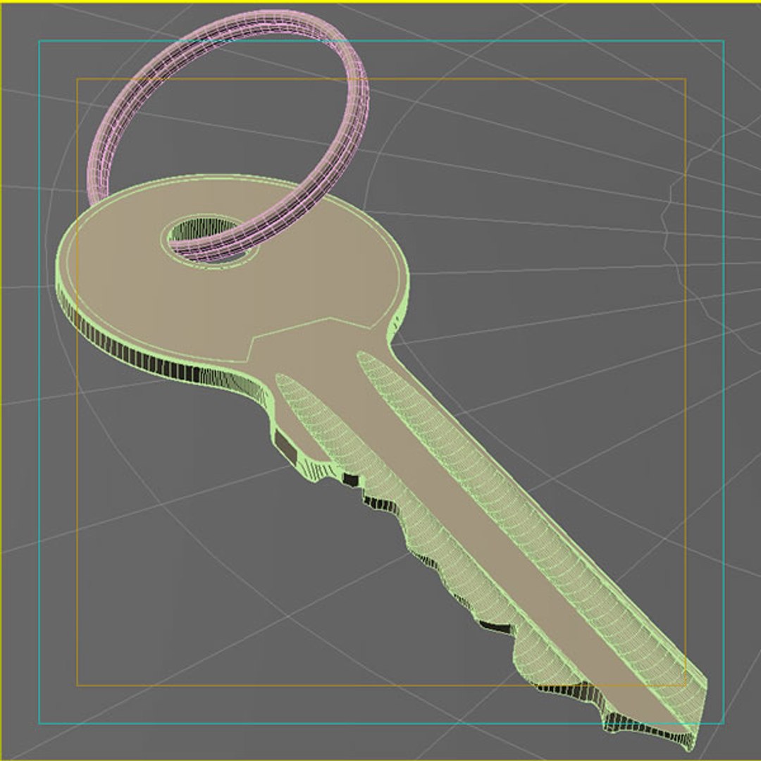 3d Model Key 01