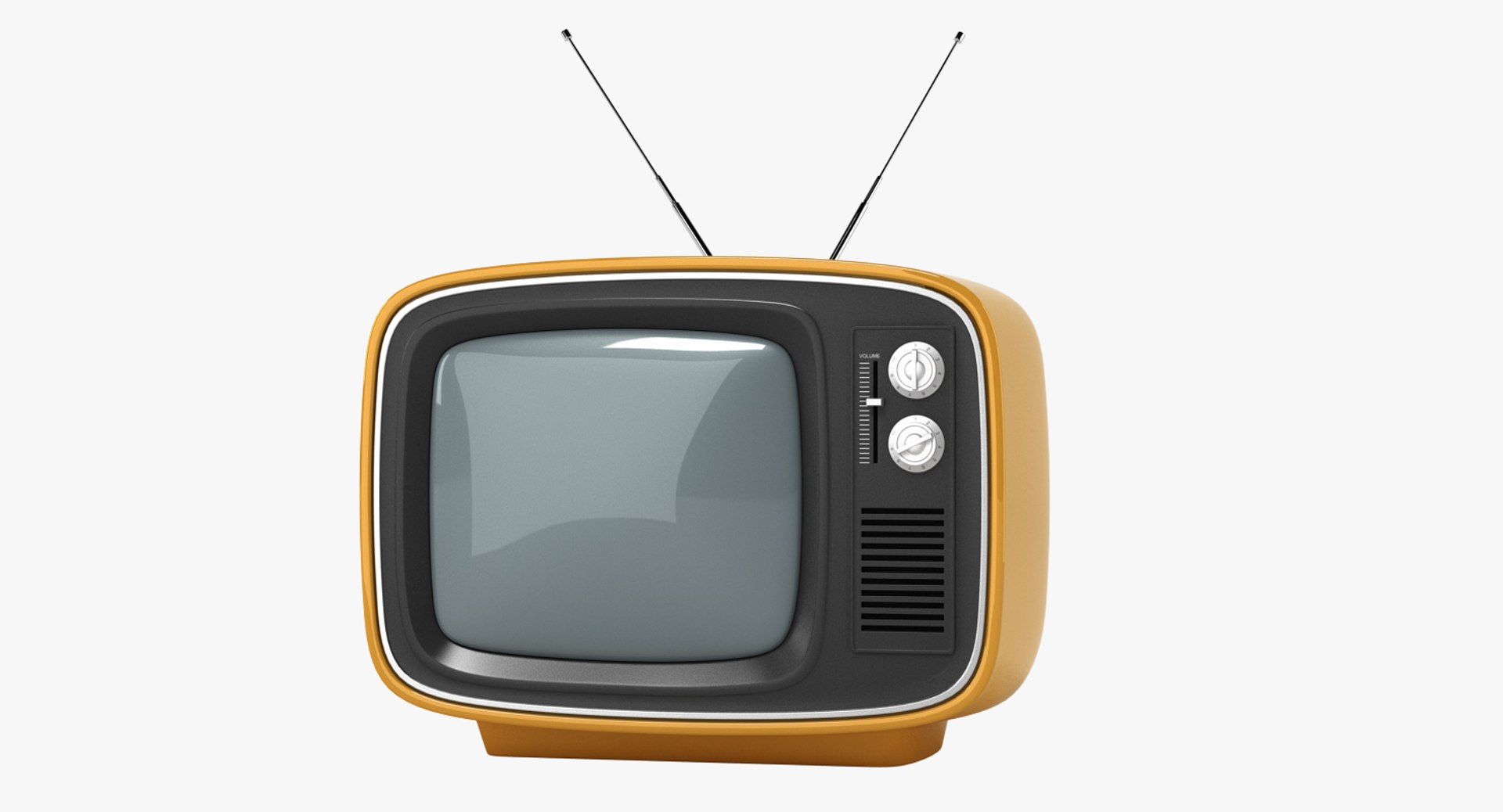 Retro Tv 3d Model