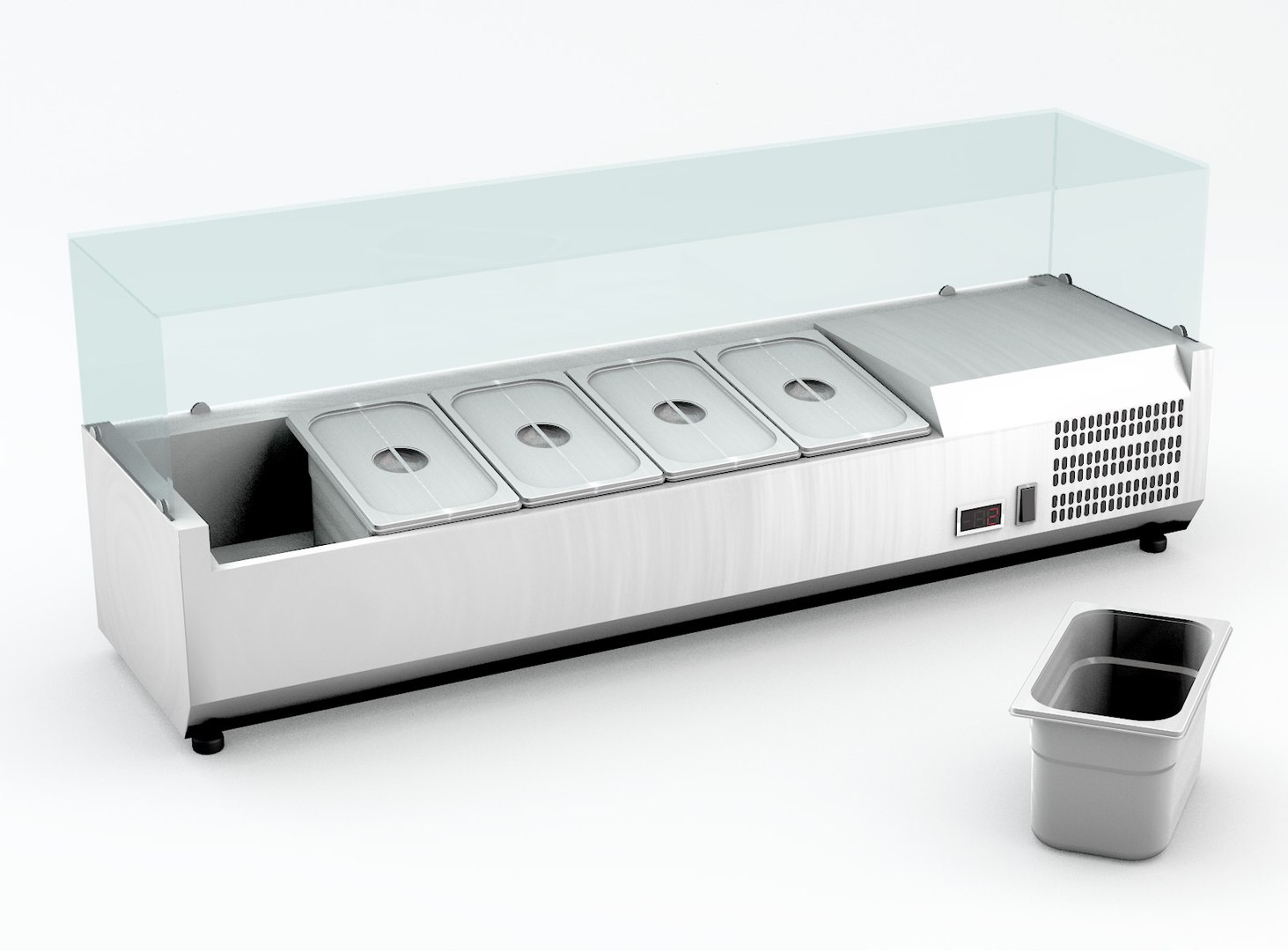 Refrigerated Saladette 6gn1 4 3D Model - TurboSquid 1306043