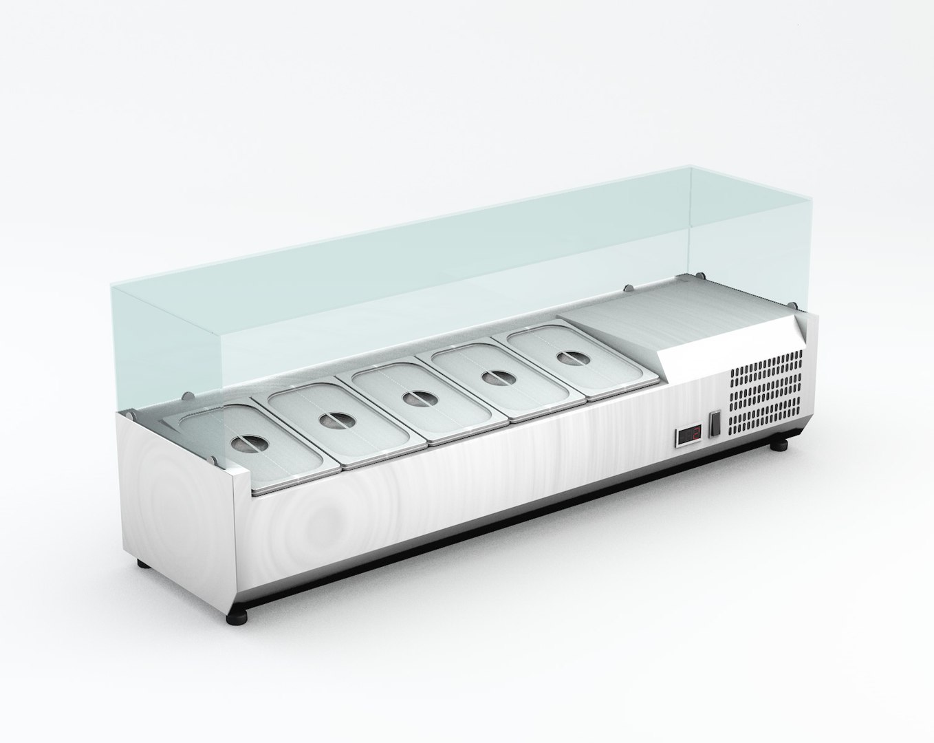 Refrigerated Saladette 6gn1 4 3D Model - TurboSquid 1306043