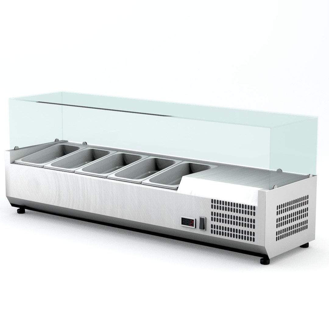 Refrigerated Saladette 6gn1 4 3D Model - TurboSquid 1306043