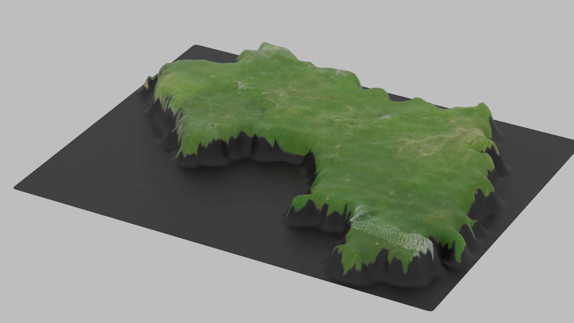 Guinea Map Country 3D model - TurboSquid 2075876