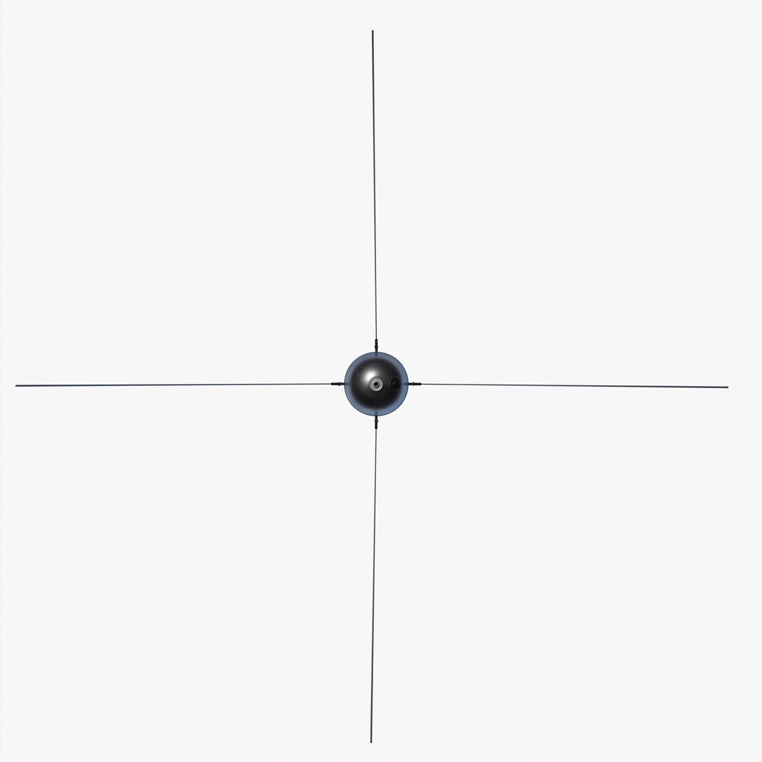 Sputnik 1 Satellite 3D Model - TurboSquid 2278271