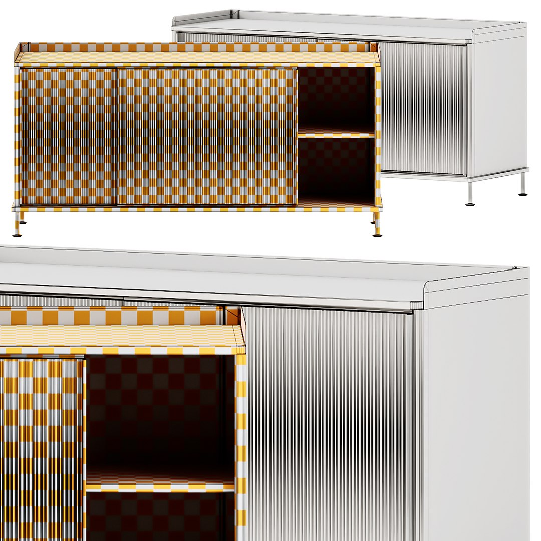 3D model Enfold Sideboard Scandinavian Storage by Muuto - TurboSquid ...