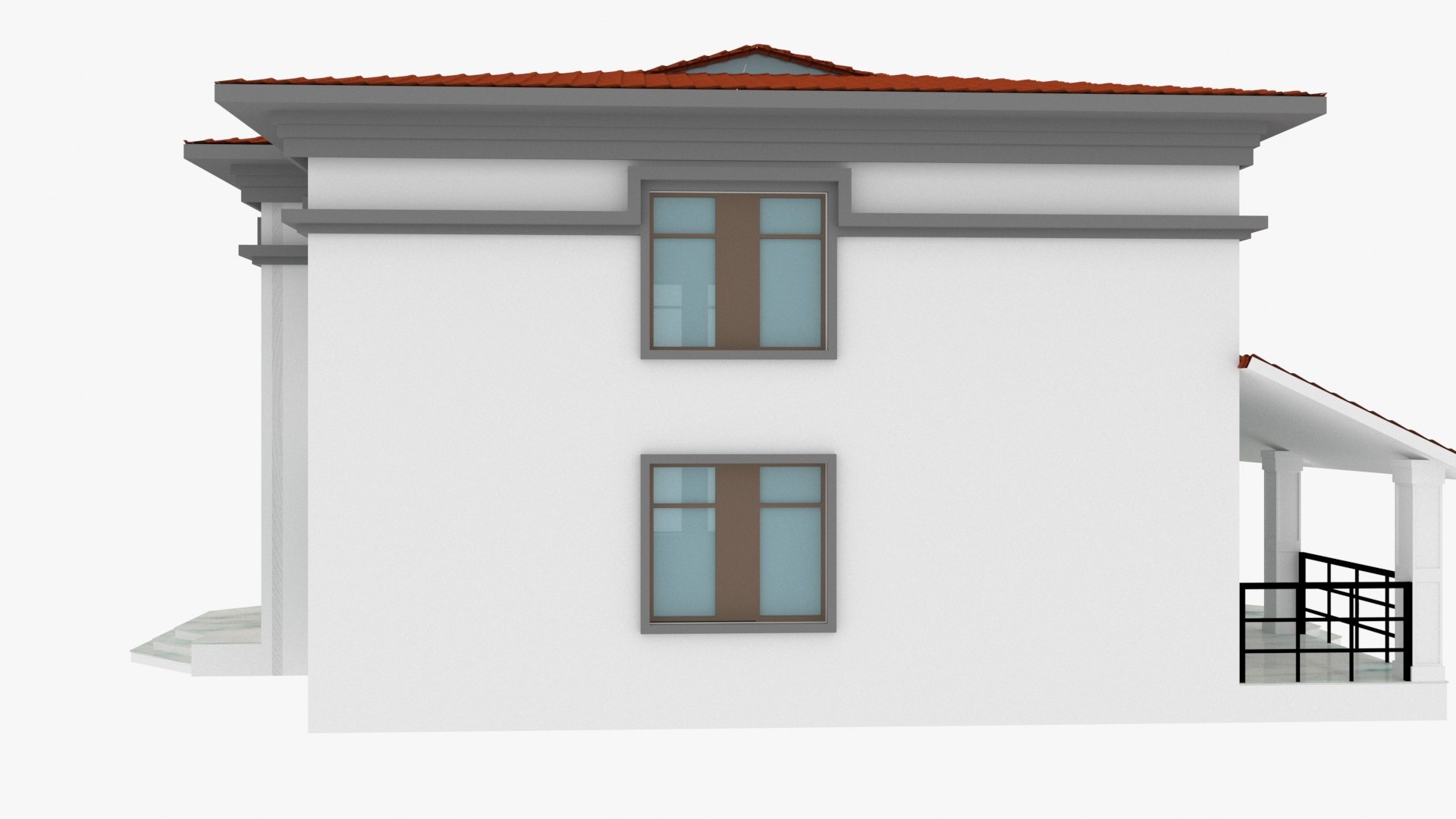 Villa Model - TurboSquid 2098917