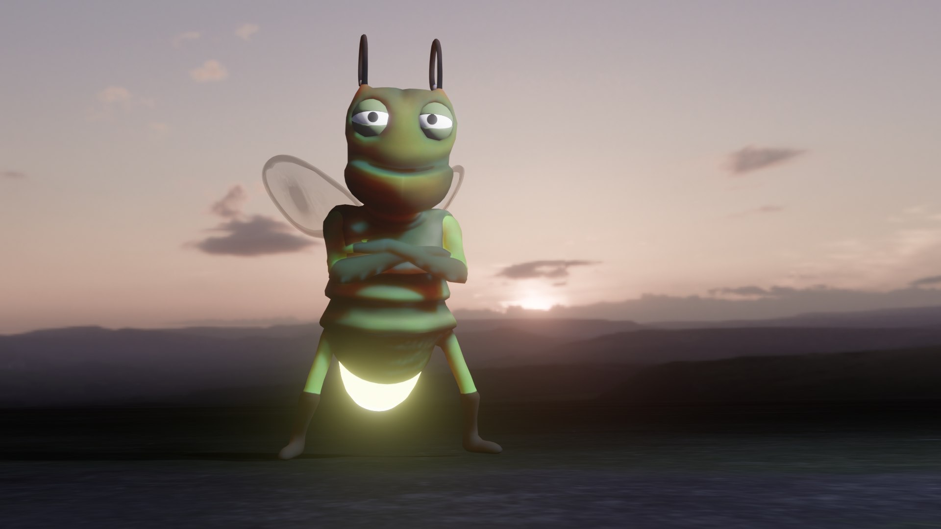3D model Firefly Animated cartoon character - TurboSquid 1818621