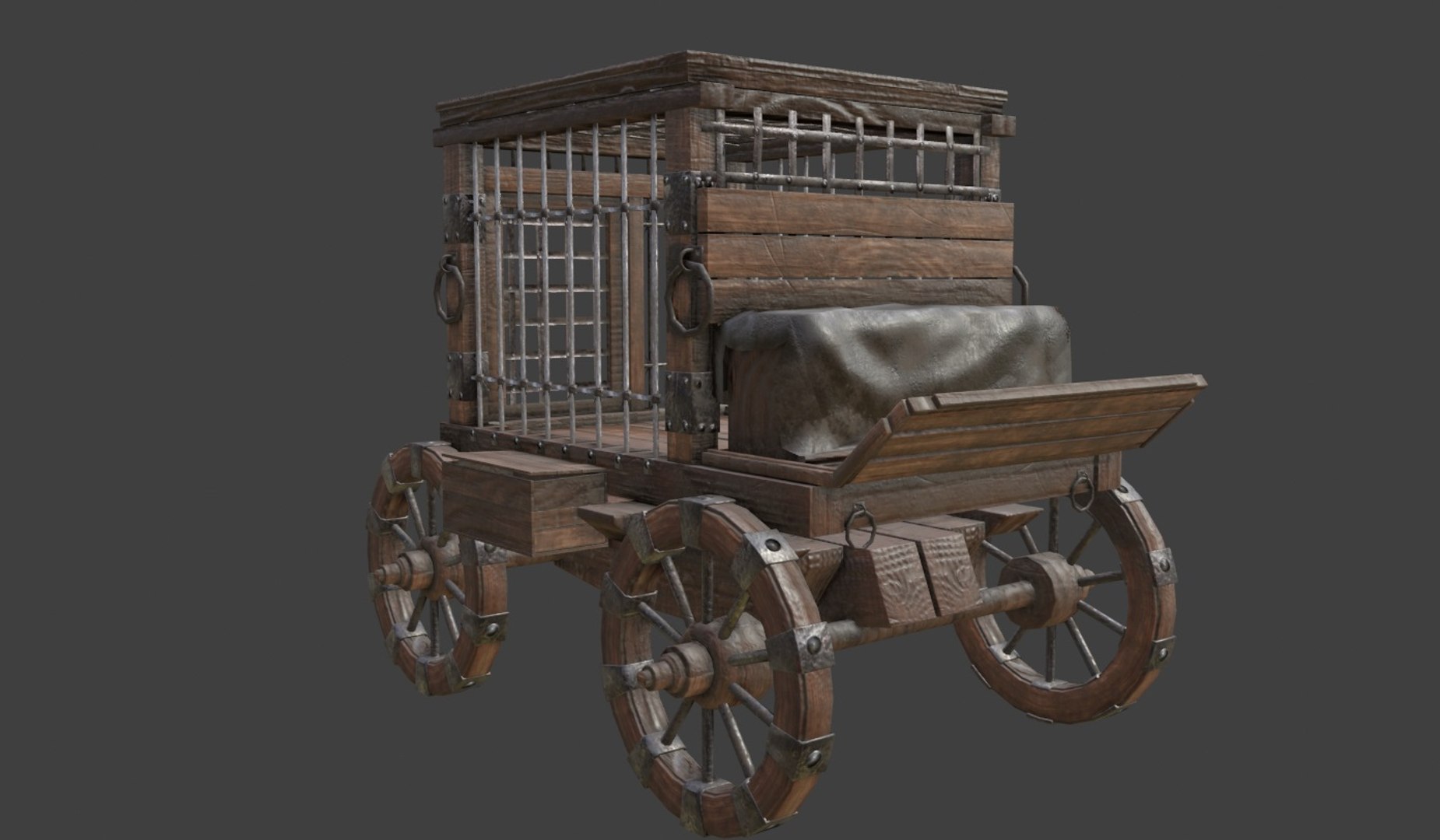 3D Medieval Caravan Ancient Transport - TurboSquid 1439601