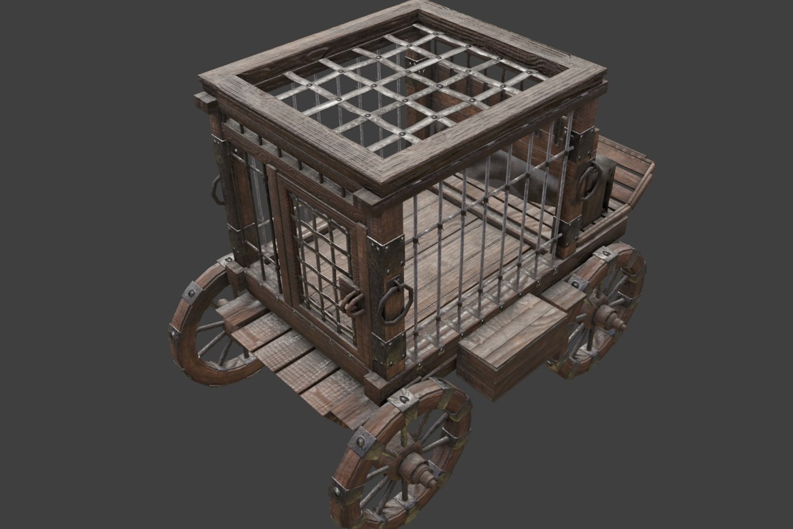 3D Medieval Caravan Ancient Transport - TurboSquid 1439601