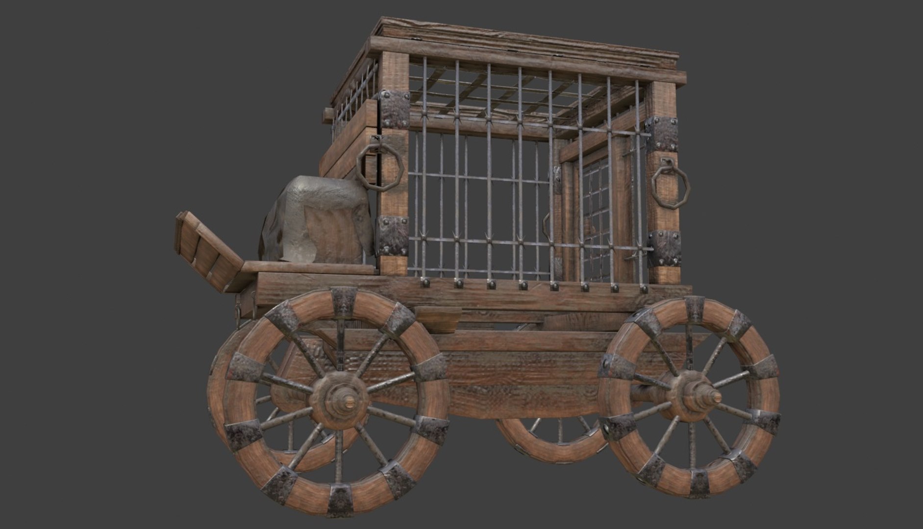 3D Medieval Caravan Ancient Transport - TurboSquid 1439601