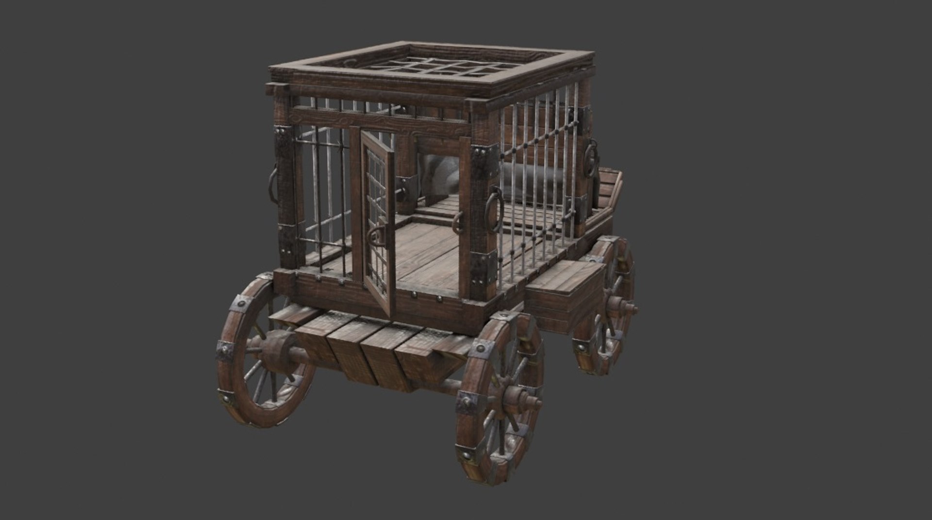 3D Medieval Caravan Ancient Transport - TurboSquid 1439601