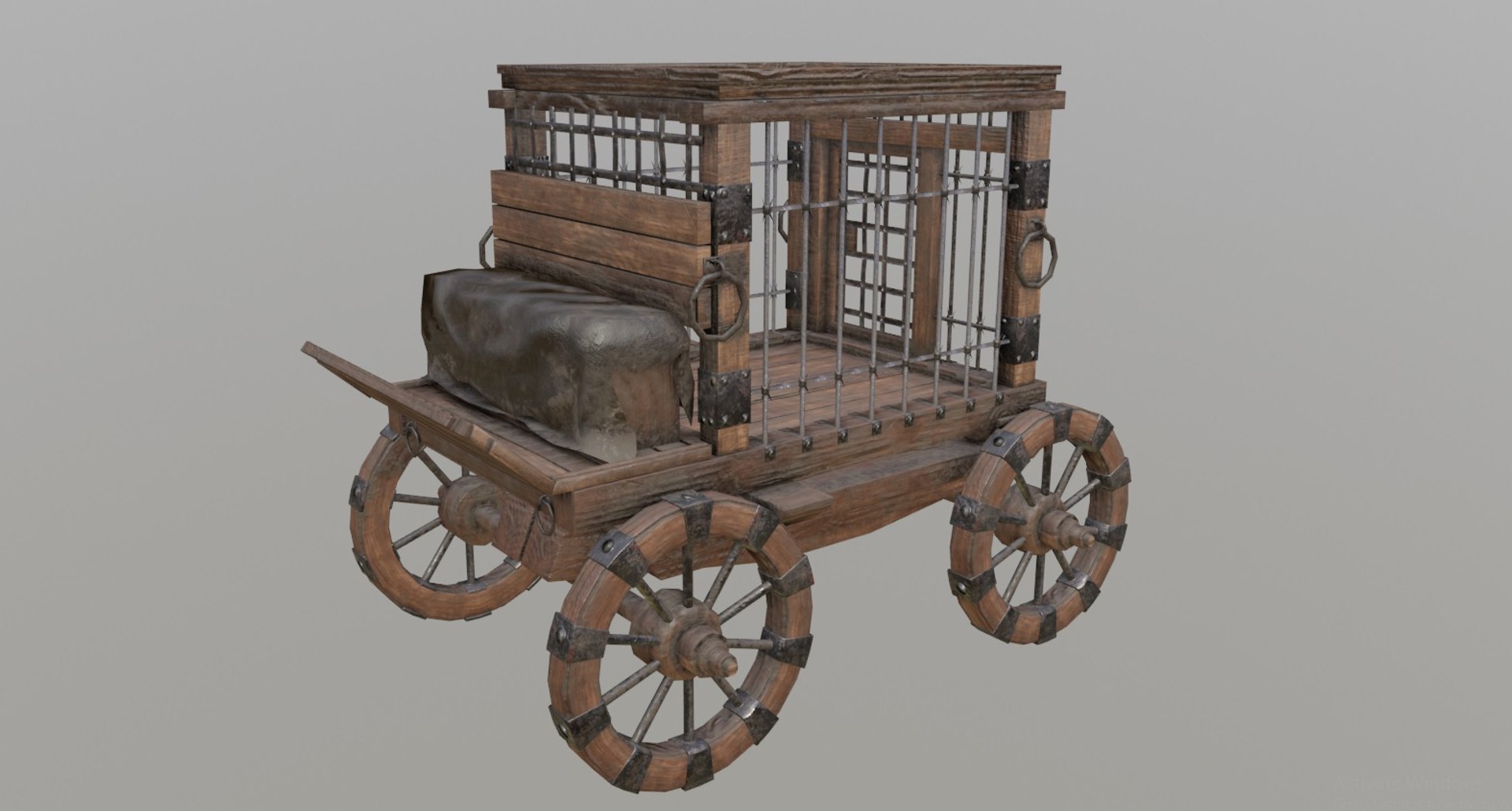 3D Medieval Caravan Ancient Transport - TurboSquid 1439601