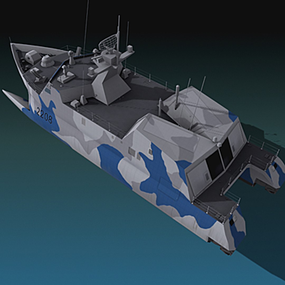 type navy missile fast 3d model