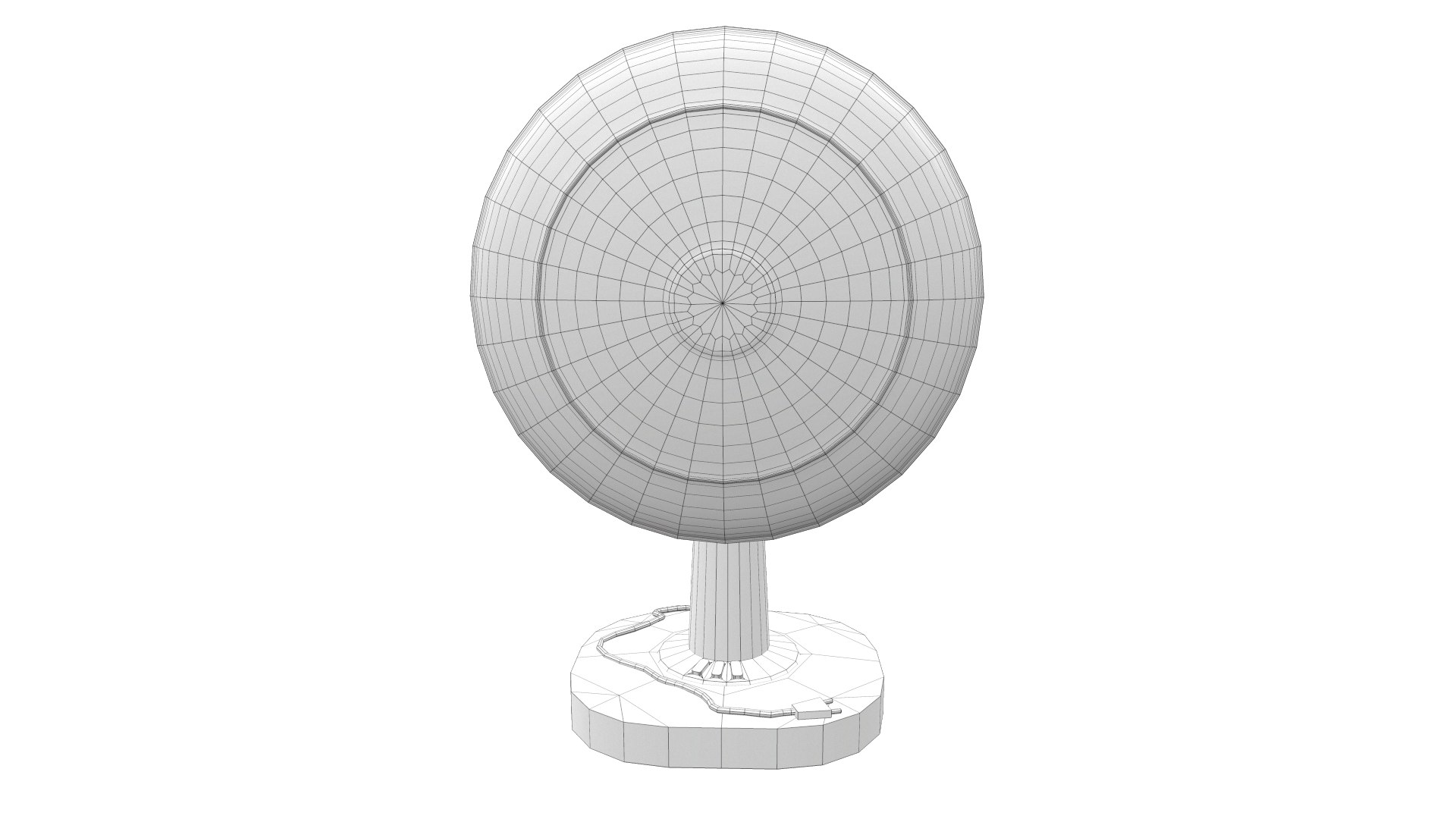 3D Table Fan - TurboSquid 1917810