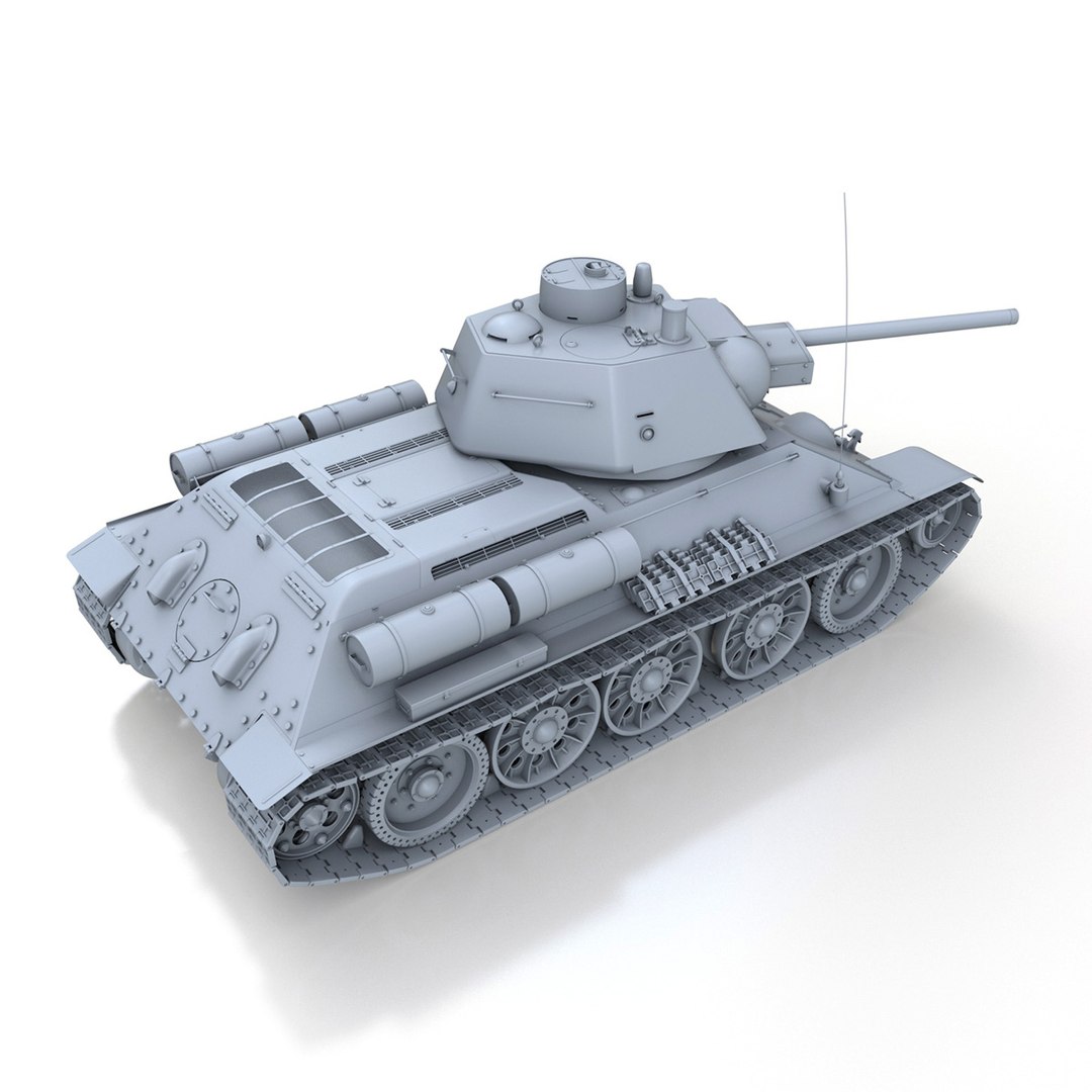 3D T-34-76 - 1943 Factory Model - TurboSquid 1620040
