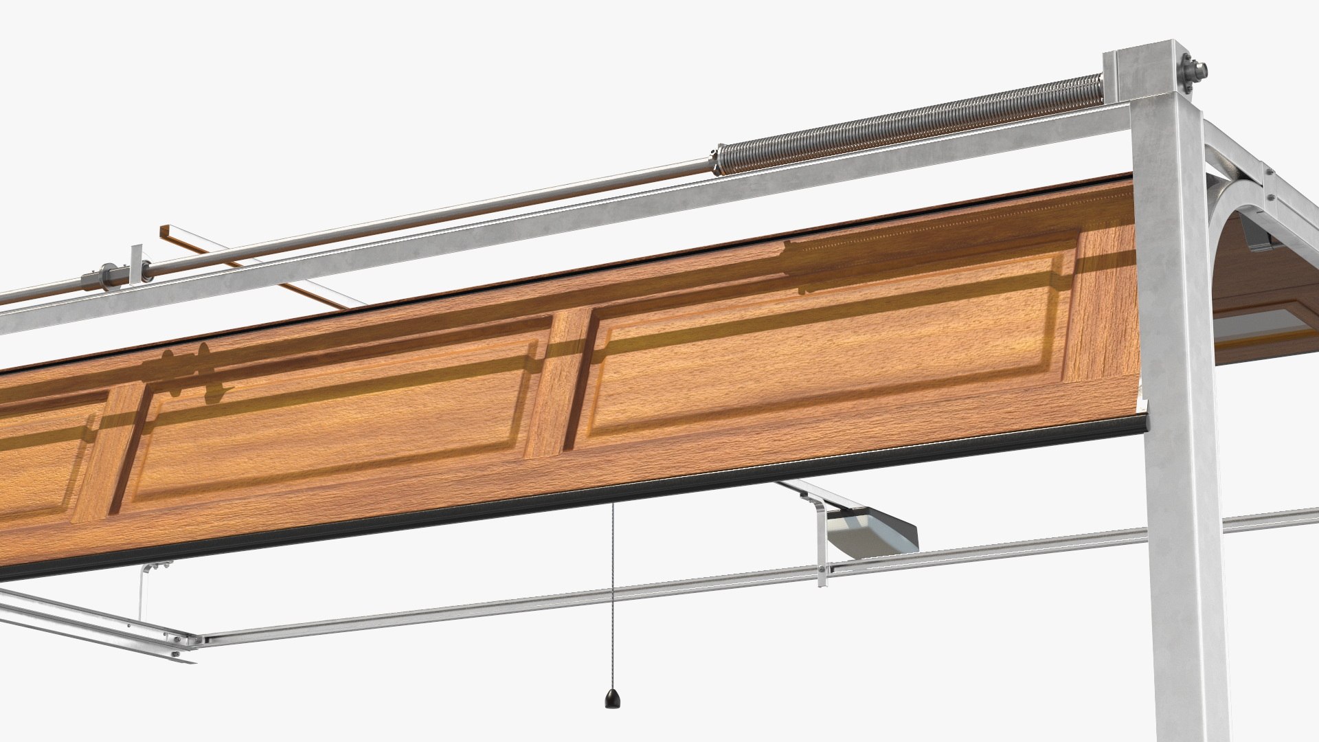 Retractable Garage Door Wide Open 3D - TurboSquid 2326768