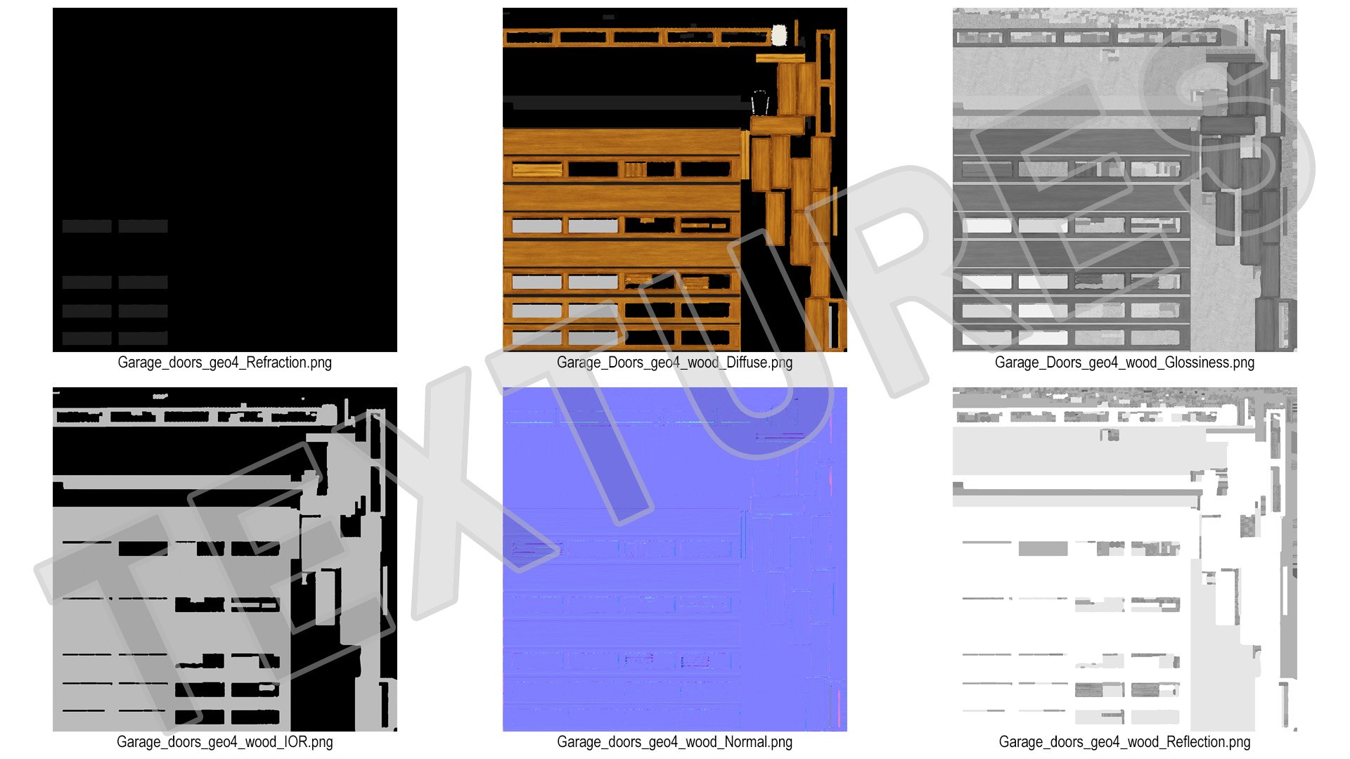 Retractable Garage Door Wide Open 3D - TurboSquid 2326768