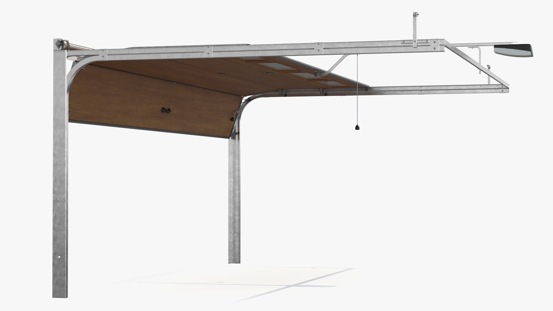 Retractable Garage Door Wide Open 3D - TurboSquid 2326768