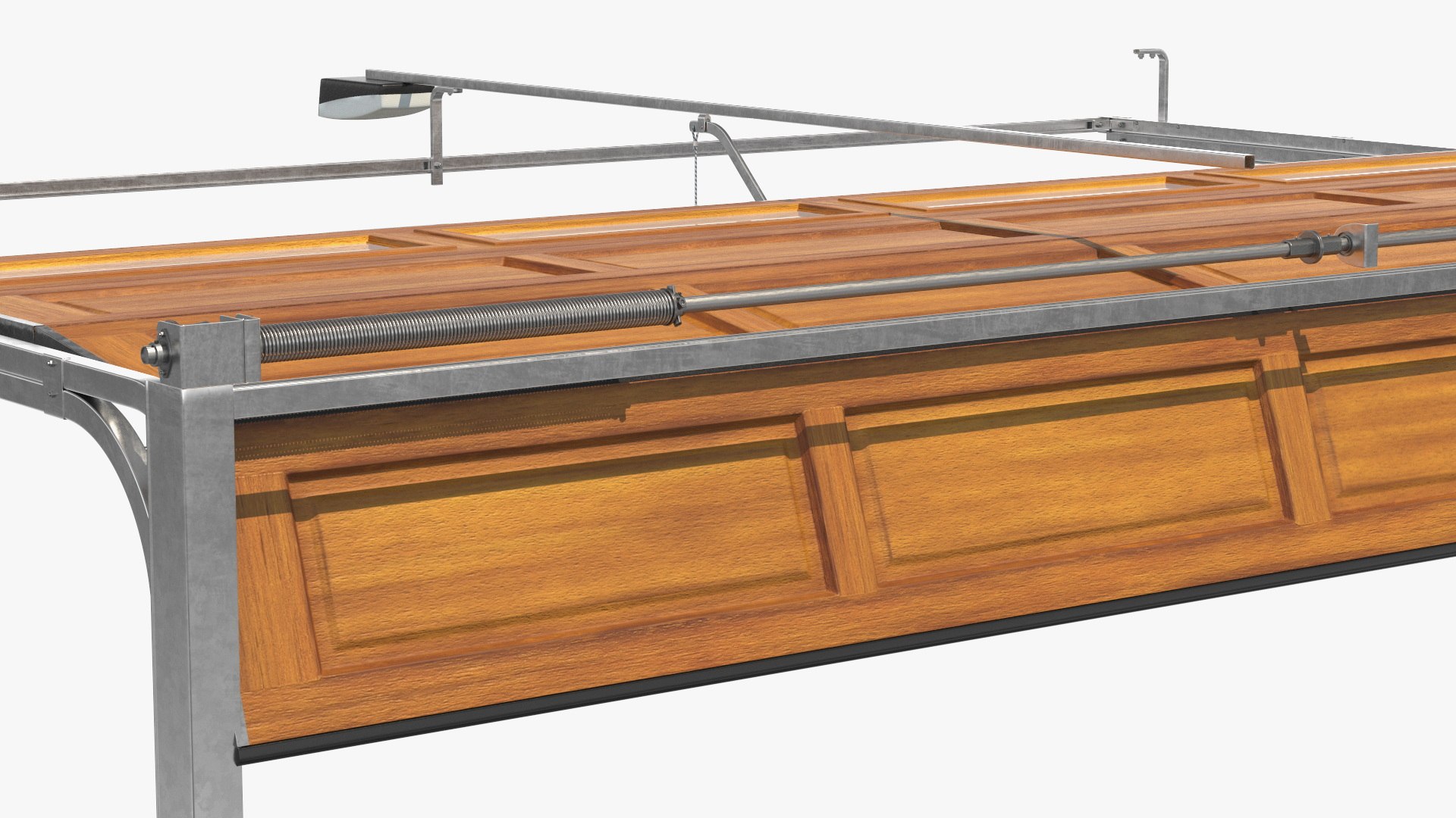 Retractable Garage Door Wide Open 3D - TurboSquid 2326768