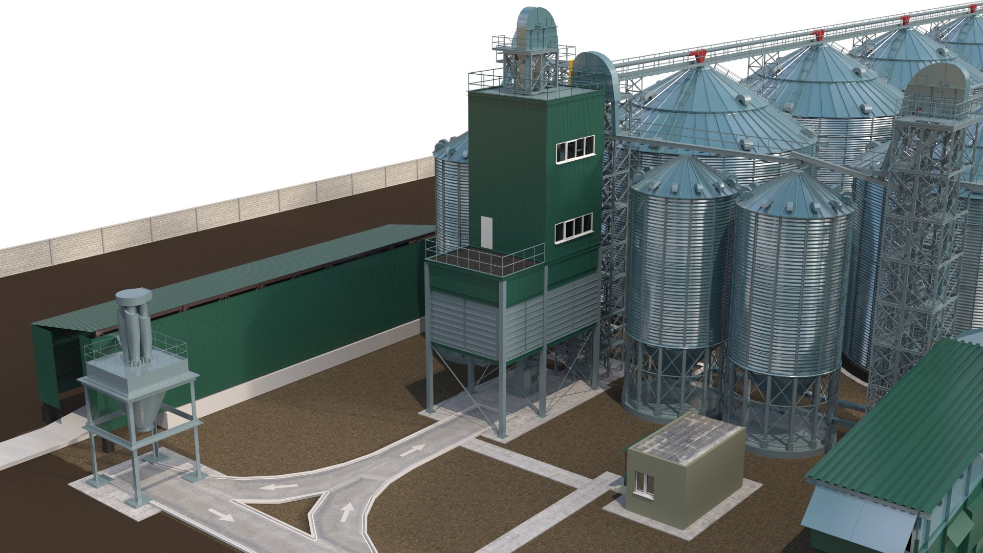 Granary 3D Model - TurboSquid 1608418