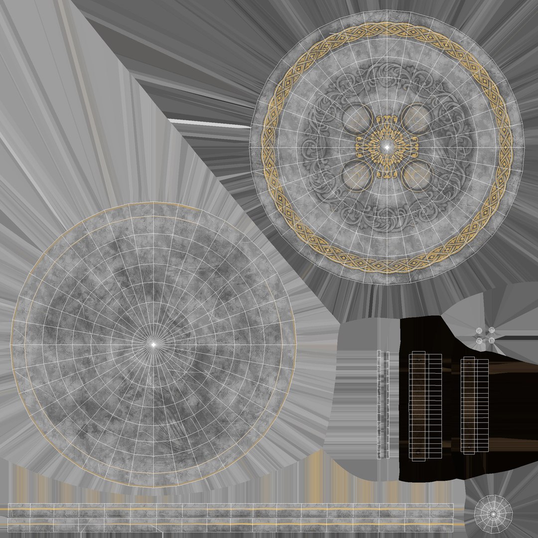 3D Middle Eastern Shield - TurboSquid 2190350