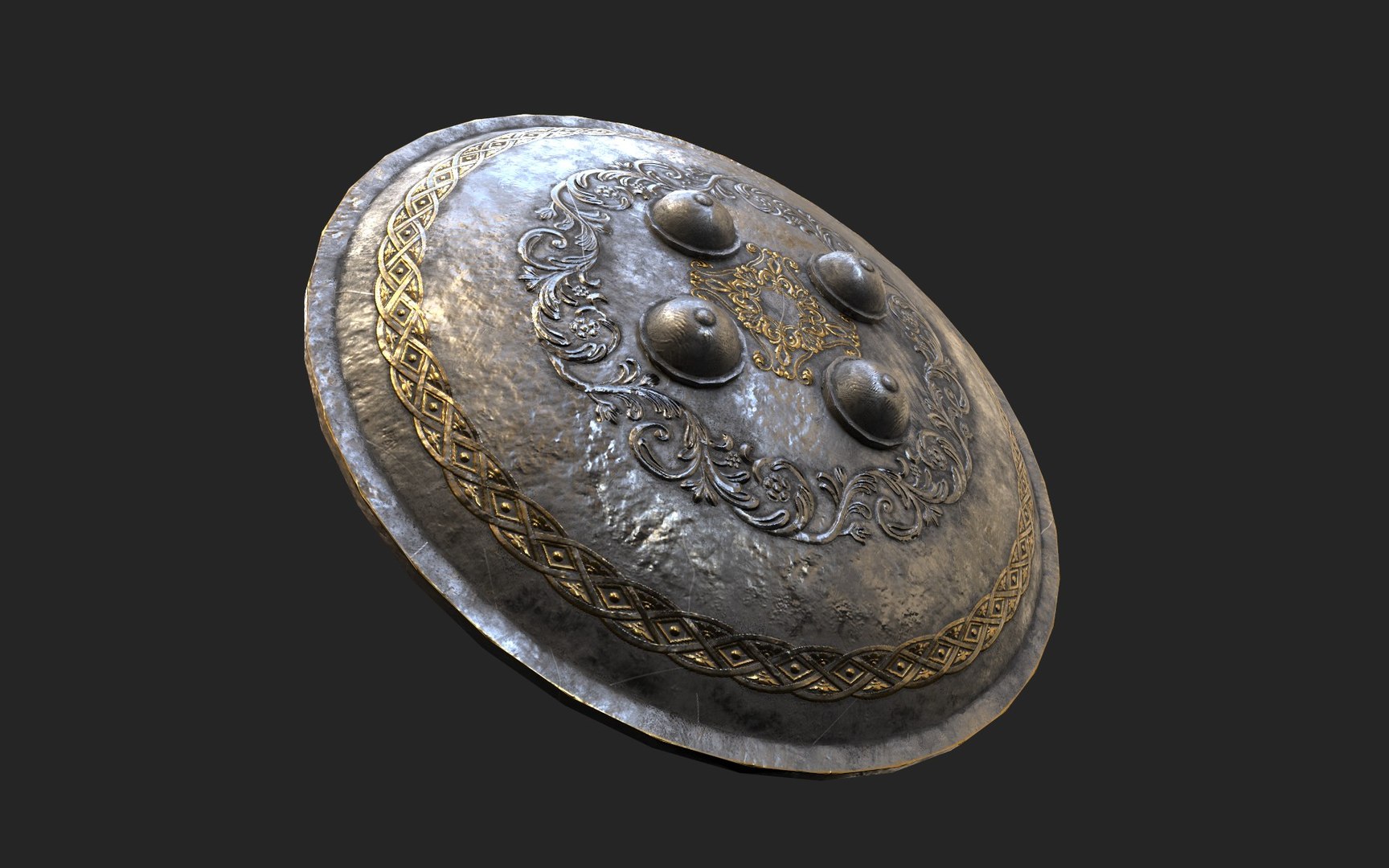 3D Middle Eastern Shield - TurboSquid 2190350