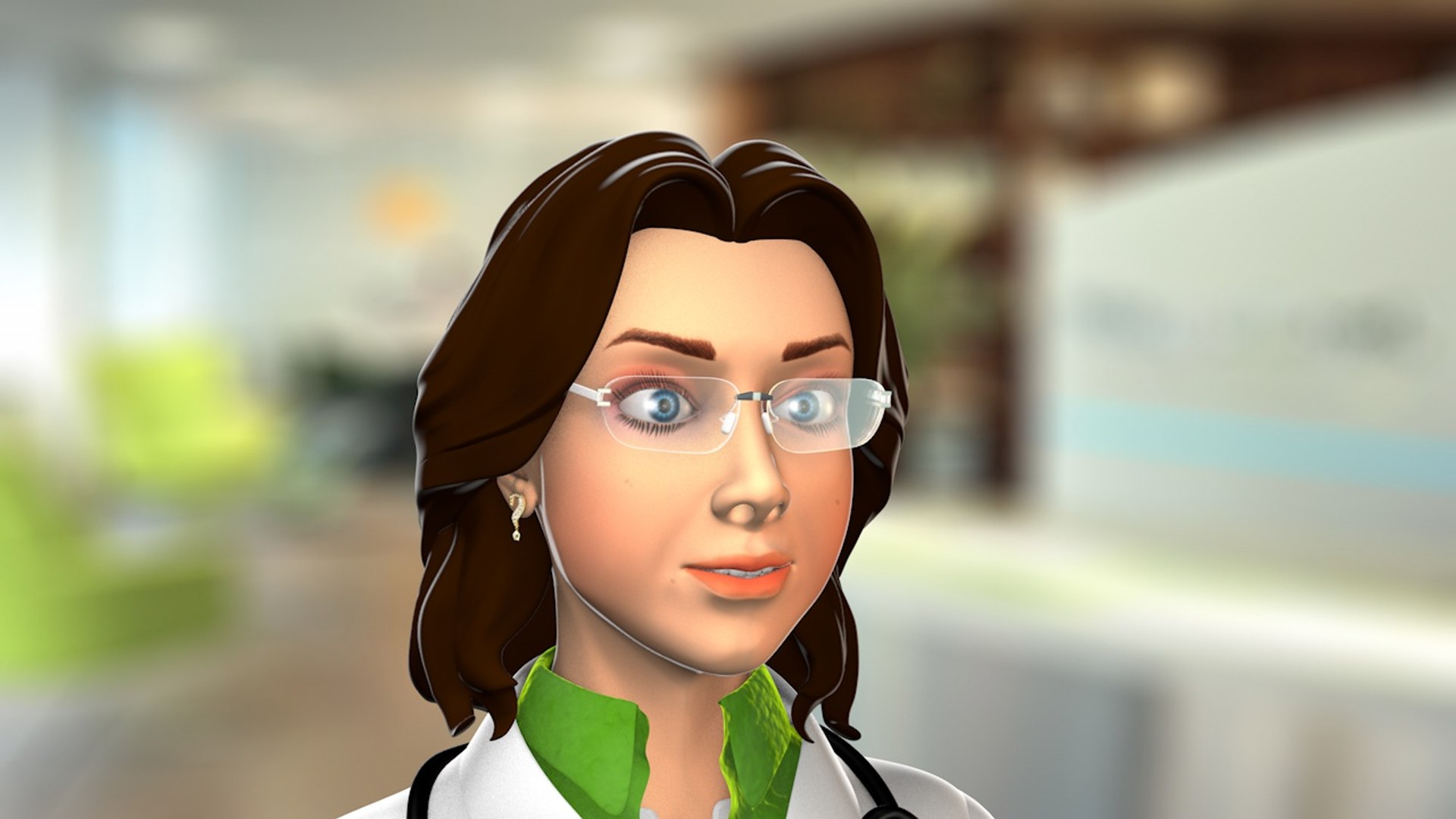 c4d female doctor
