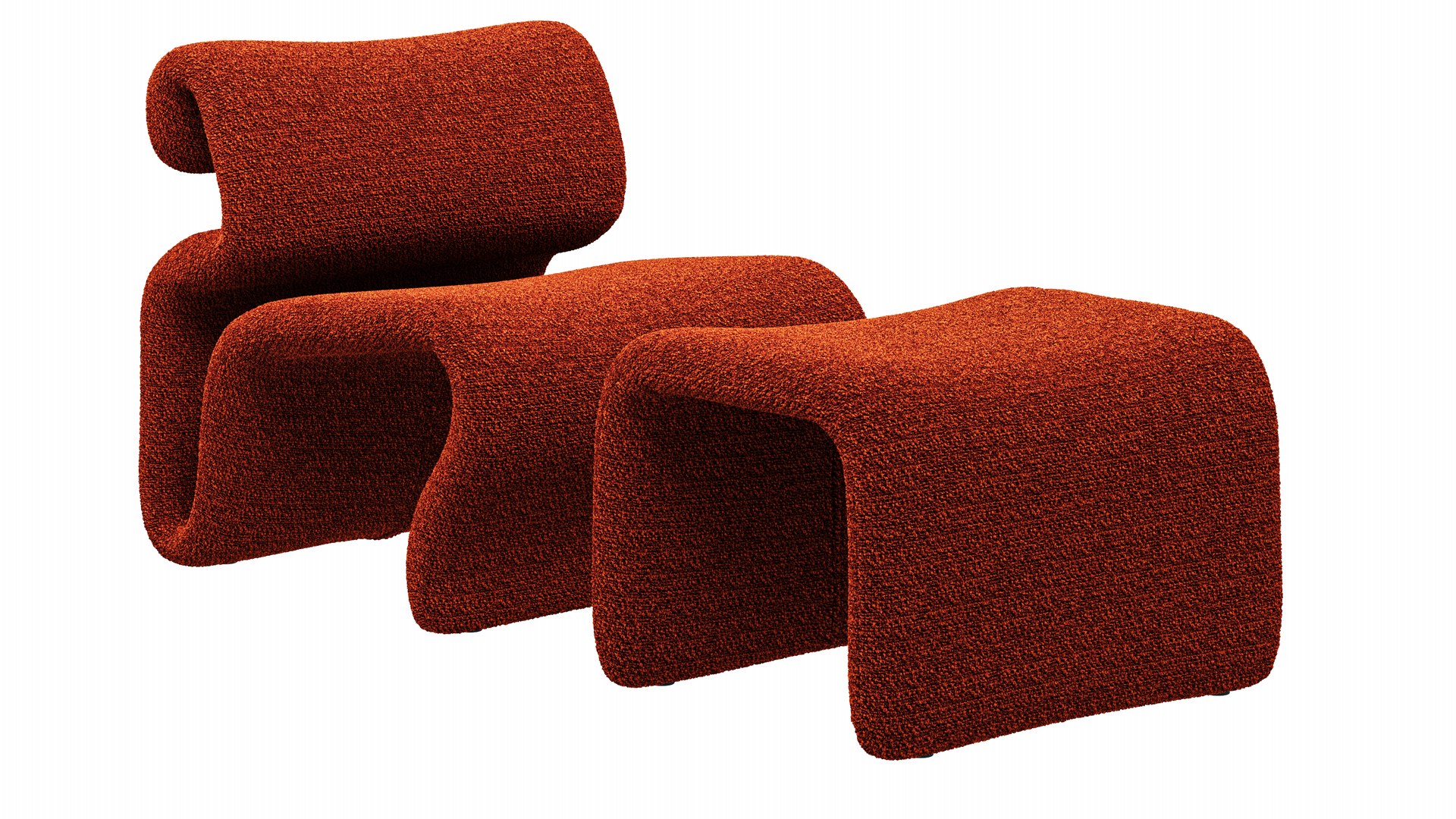 3D Artilleriet - Etcetera Boucle Easy Chair Model - TurboSquid 2061222