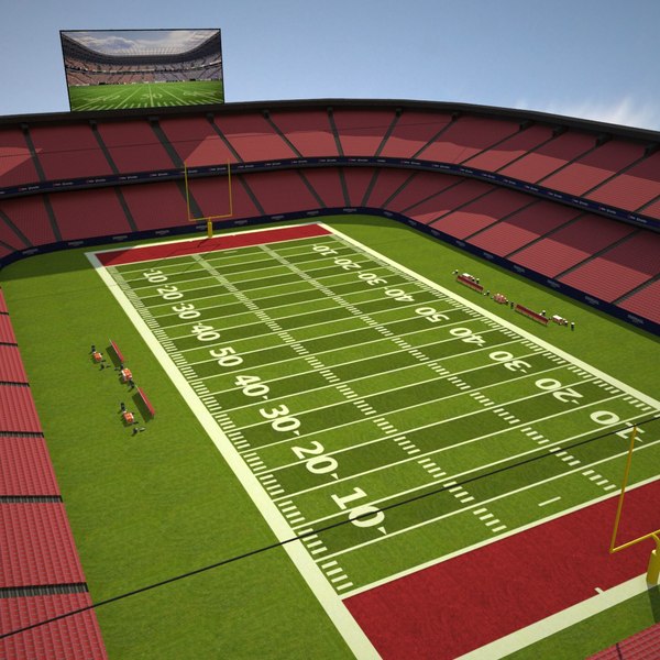 Football stadium 3D - TurboSquid 1626831