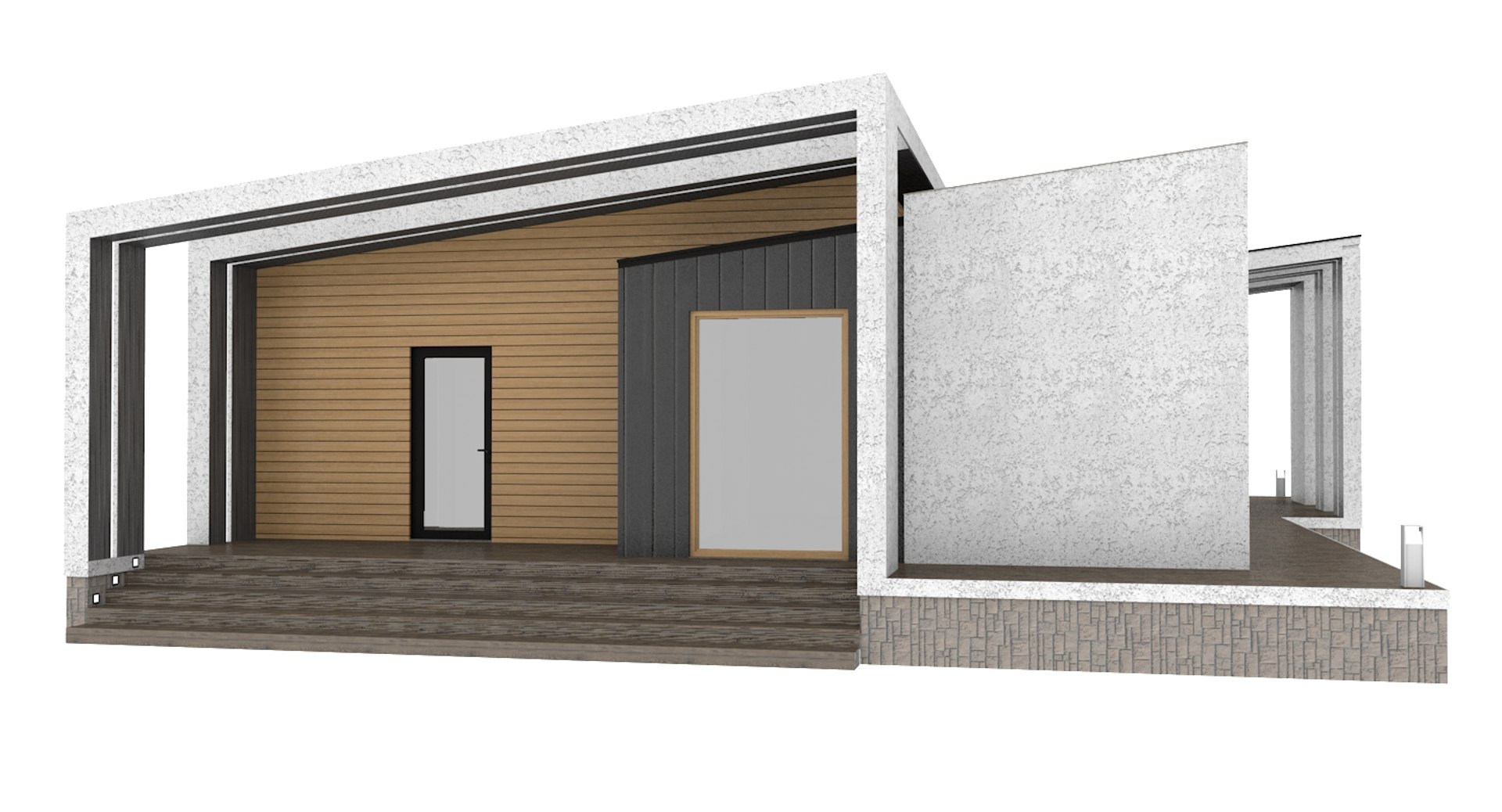 Minimal House 3D Model - TurboSquid 1469362