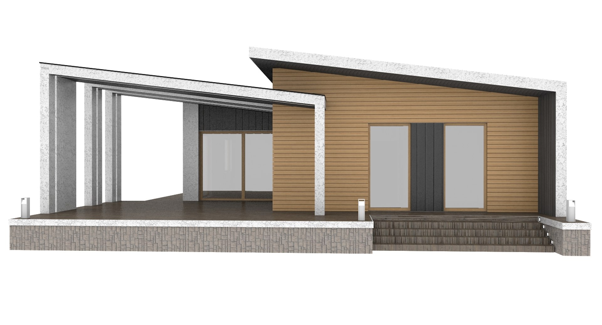 Minimal House 3D Model - TurboSquid 1469362