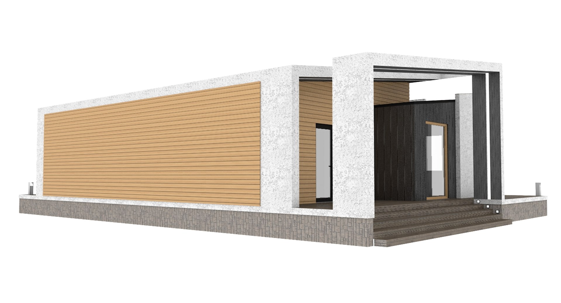 Minimal House 3D Model - TurboSquid 1469362