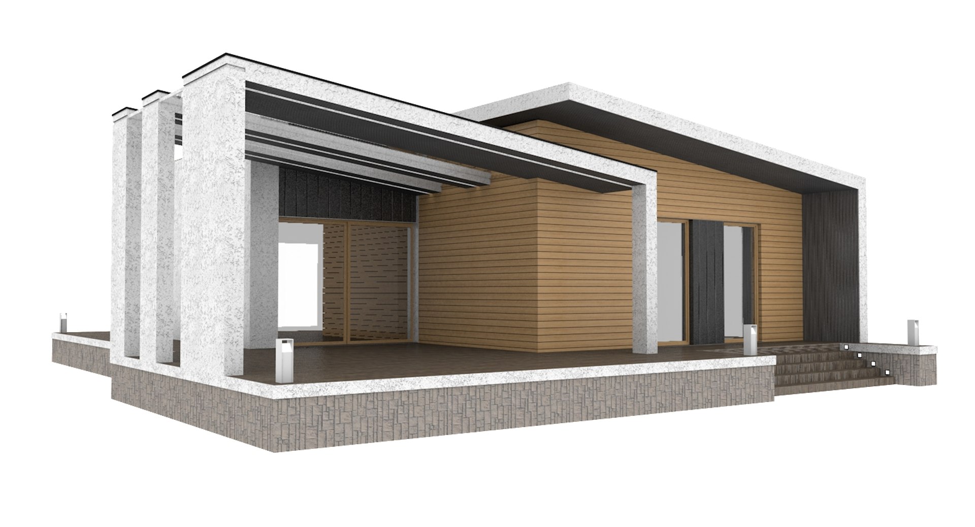 Minimal House 3D Model - TurboSquid 1469362