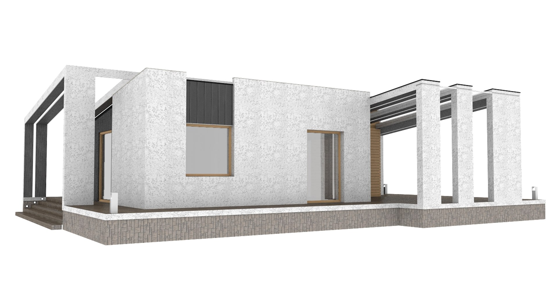 Minimal House 3D Model - TurboSquid 1469362