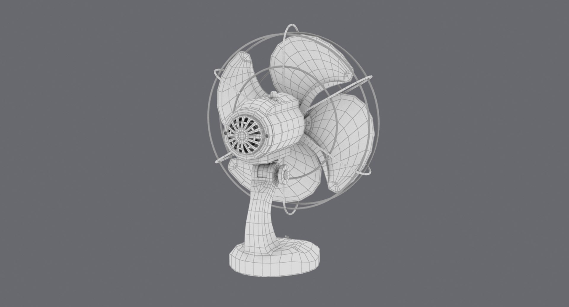 Desk Fan 3d Model